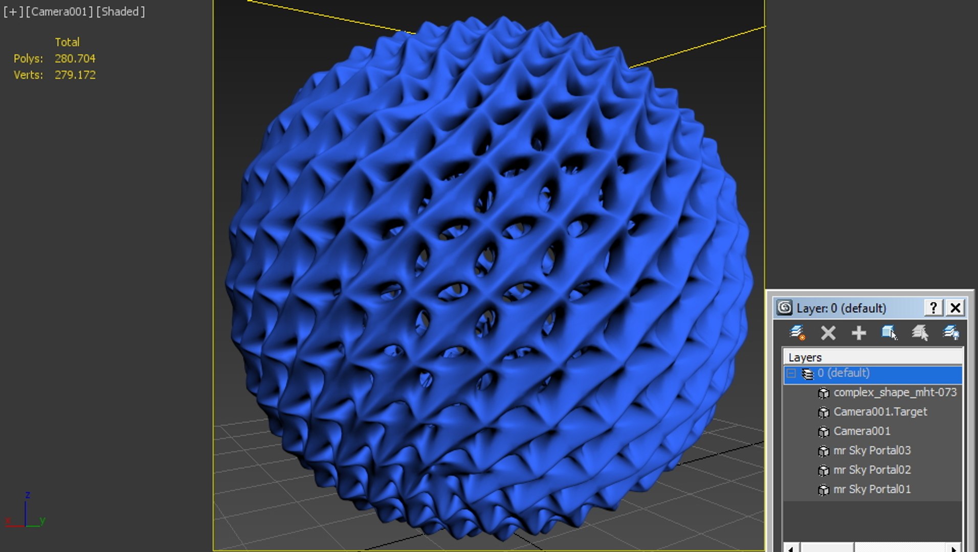 3d Model Complex Shape