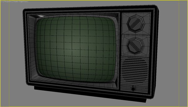 old tv 3d max