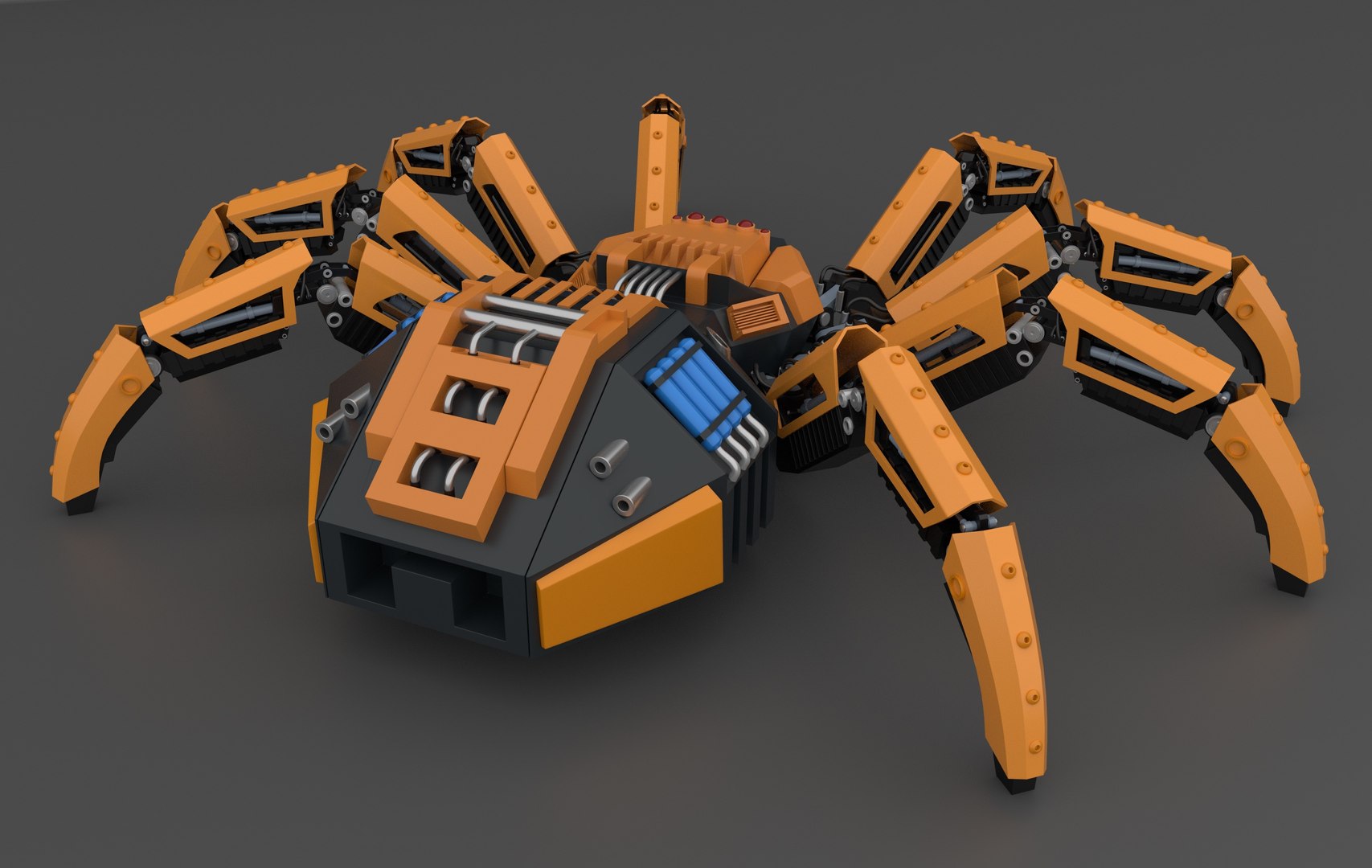 Robot Spider 3D Model Model - TurboSquid 2092408