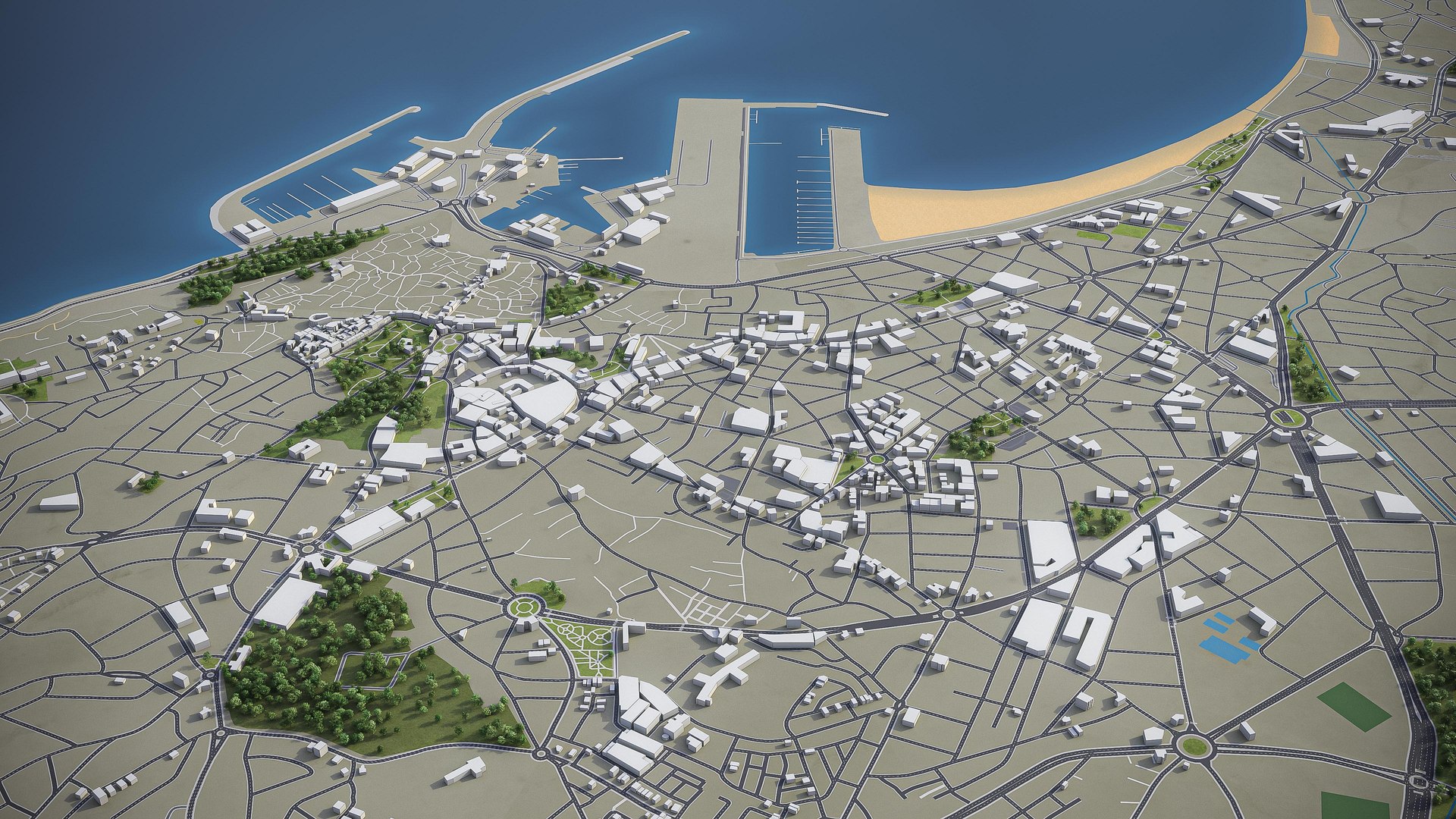 3D Model Tangier Surrounding - - TurboSquid 1506325