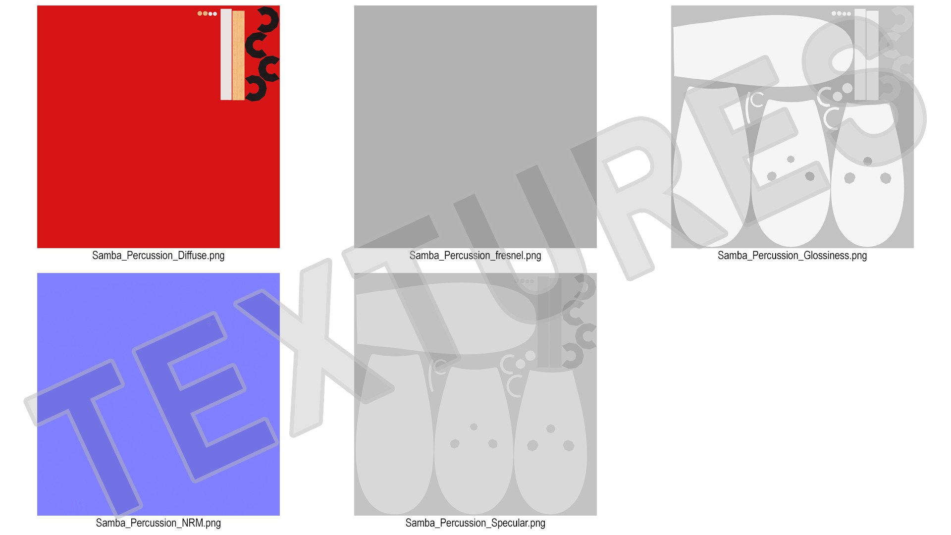 3D Model Samba Percussion Instrument Scraper - TurboSquid 1645904