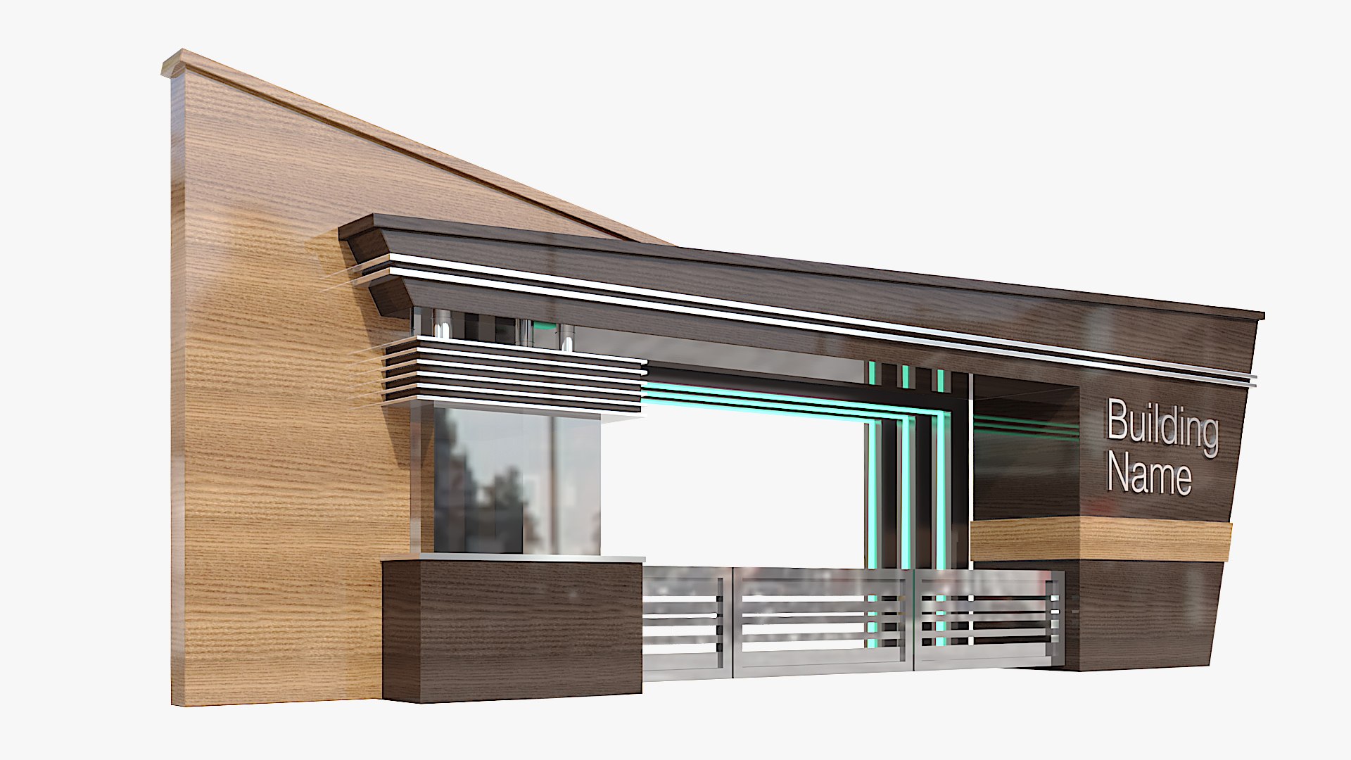 Entrance Gate 3d Model