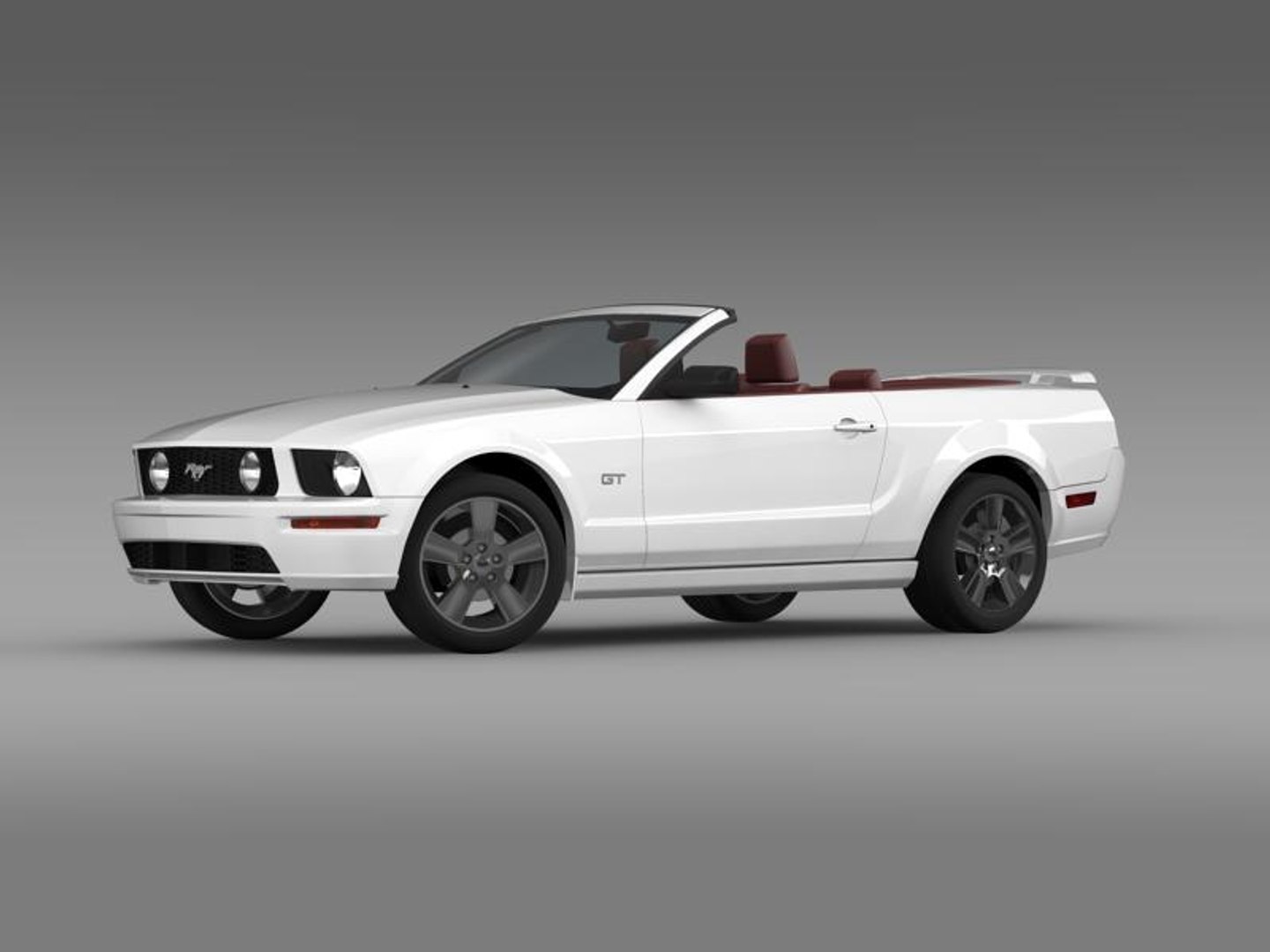 3D Model Mustang Convertible Gt 2005 - TurboSquid 1529305