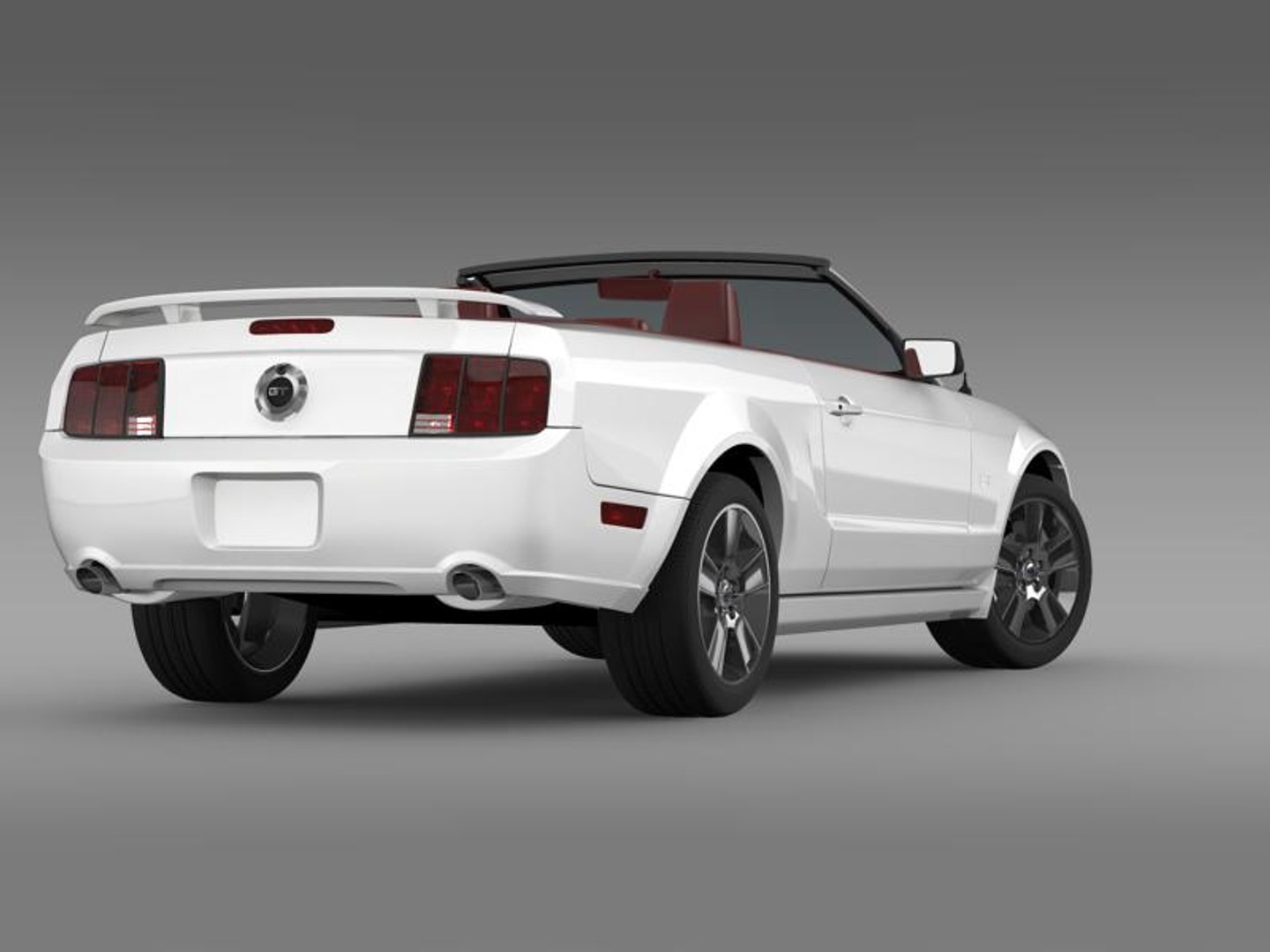 3D Model Mustang Convertible Gt 2005 - TurboSquid 1529305
