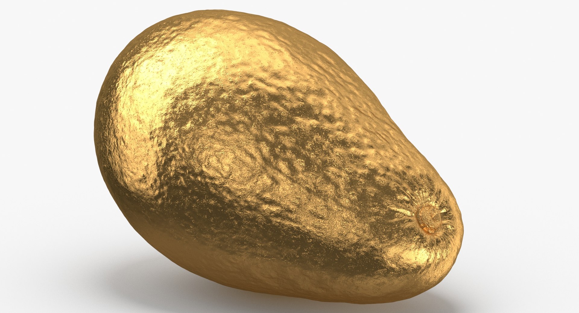 Avocado hass 03 gold 3D model - TurboSquid 1497845