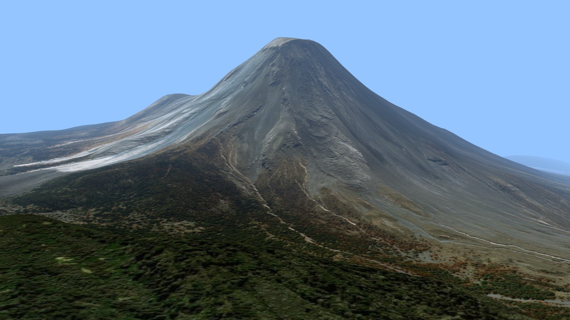 Landscape Volcano 3D Model - TurboSquid 1516546