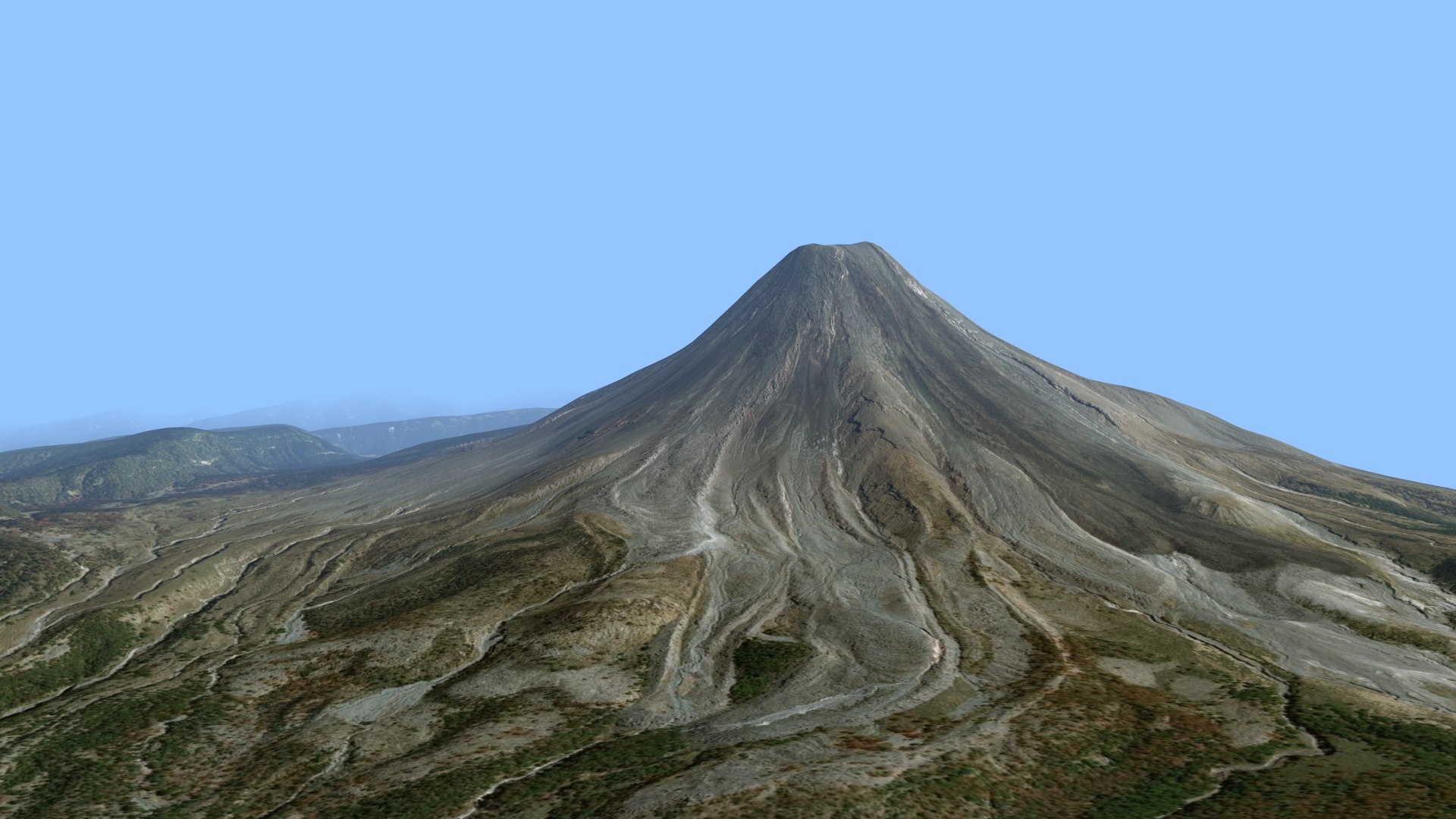 Landscape Volcano 3D Model - TurboSquid 1516546