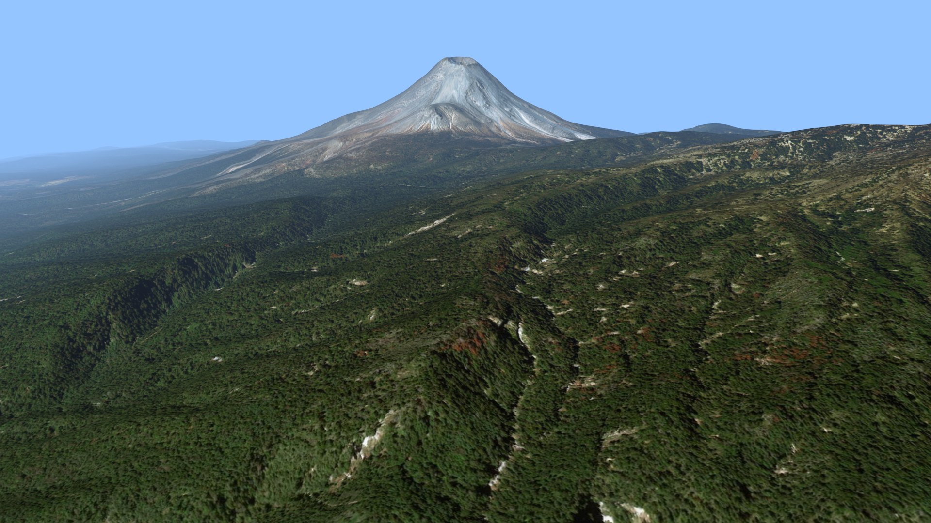 Landscape Volcano 3D Model - TurboSquid 1516546