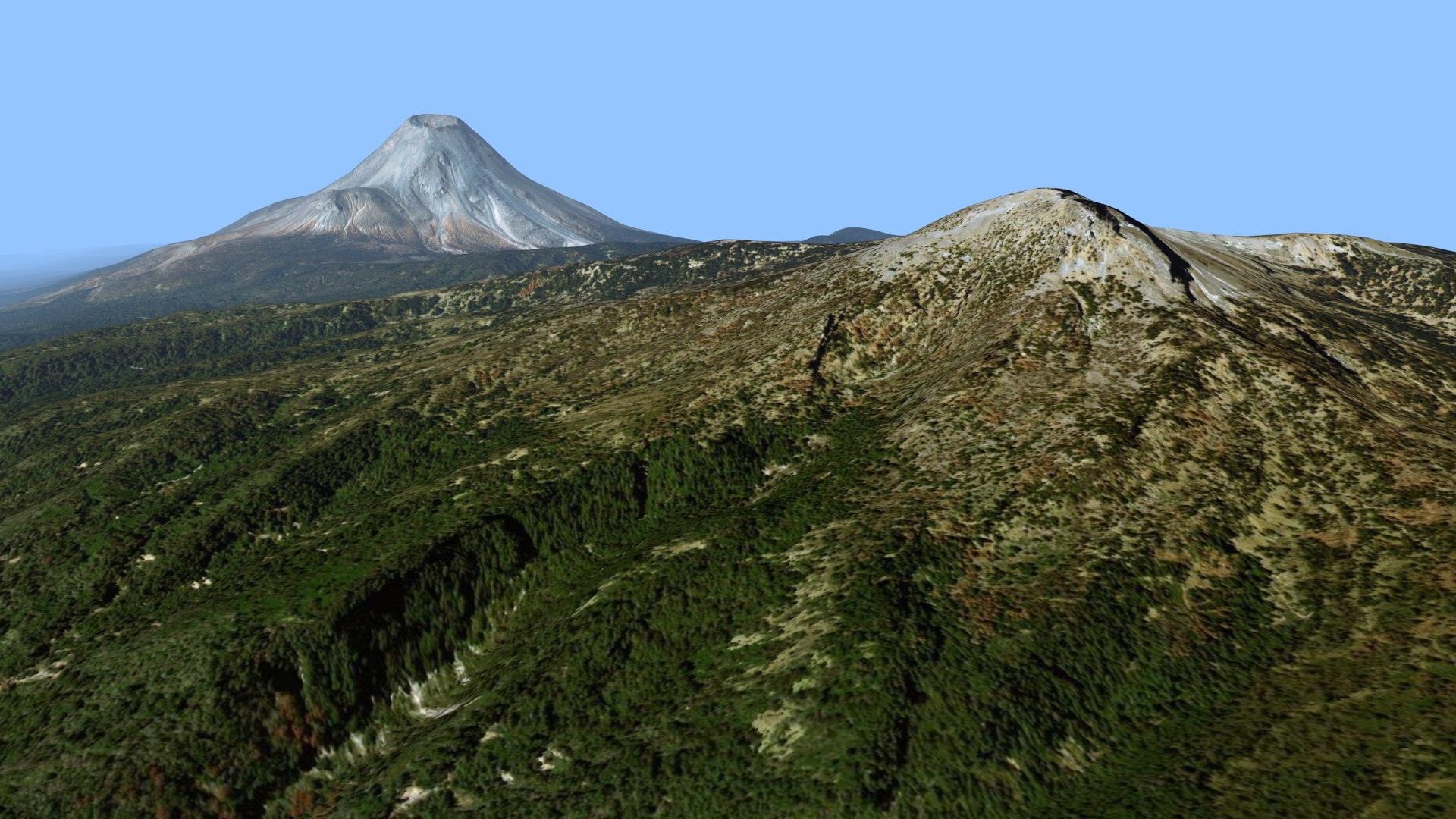 Landscape Volcano 3D Model - TurboSquid 1516546