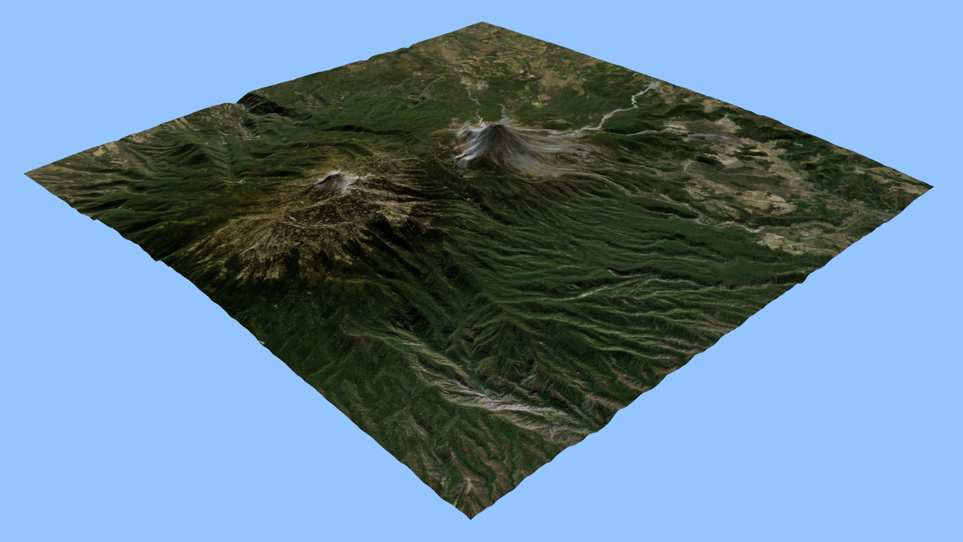 Landscape Volcano 3D Model - TurboSquid 1516546