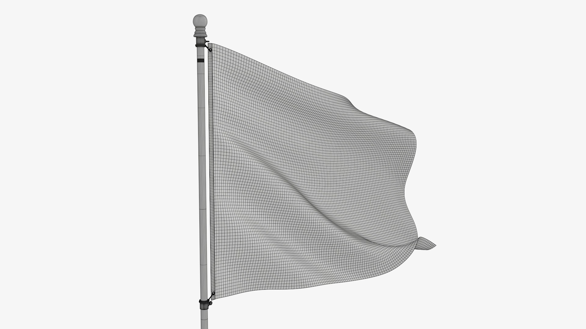3D Flag Flagpole Outdoor - TurboSquid 1698166