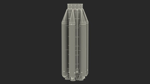 Proton M Rocket Stage 1 3D - TurboSquid 1745069
