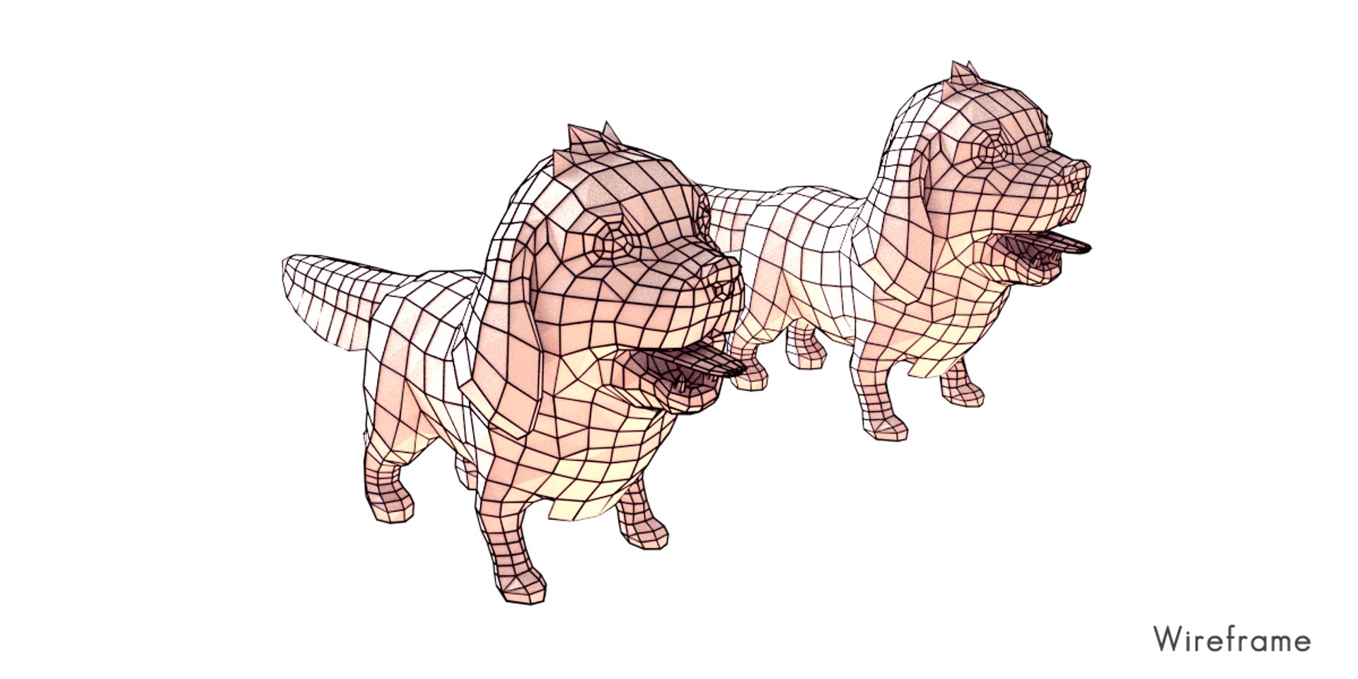 3d Model Dog Blender