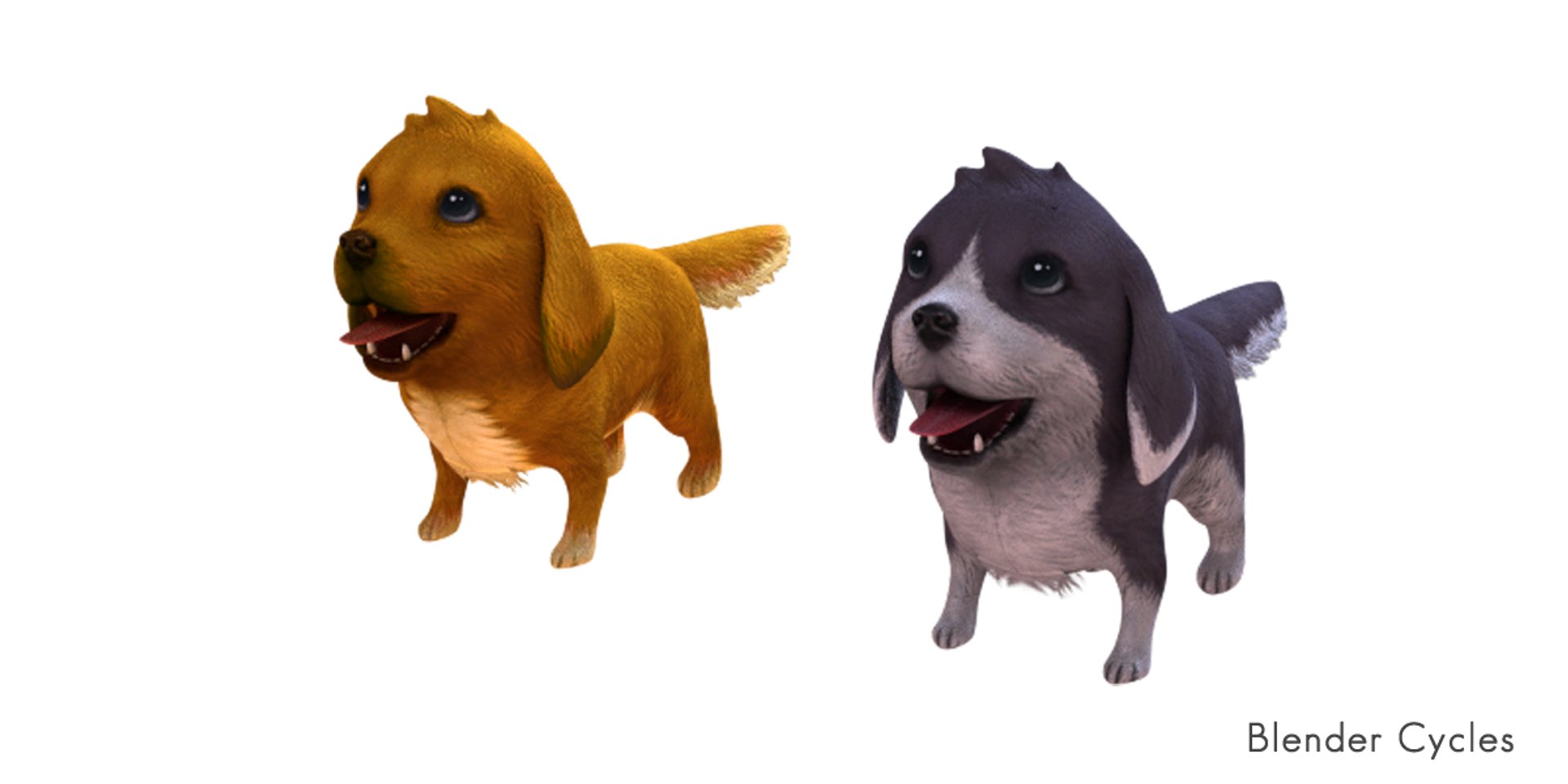 3d Model Dog Blender