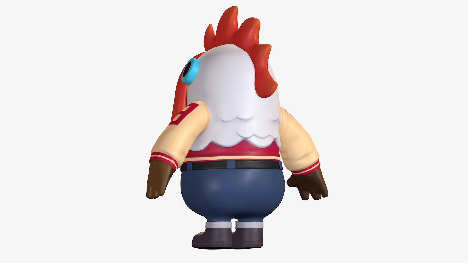 3D Fall Guys Jacket Skin Character 8k - TurboSquid 1753057