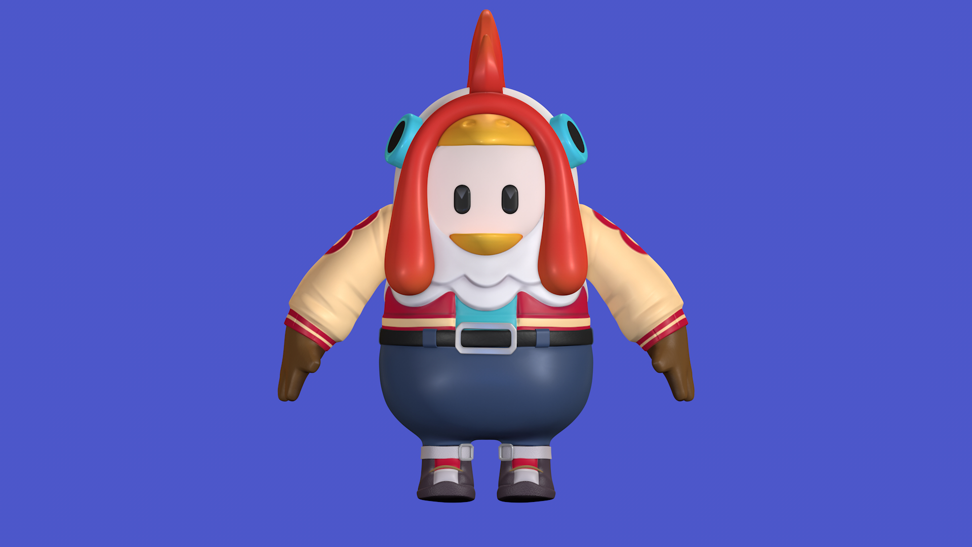 3D Fall Guys Jacket Skin Character 8k - TurboSquid 1753057