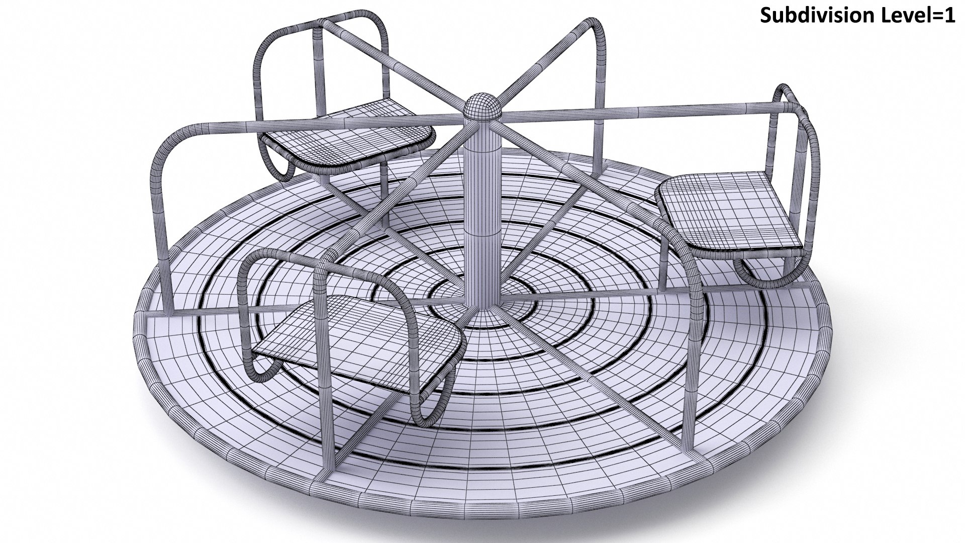 3D Merry Go Round 02 - TurboSquid 2144709