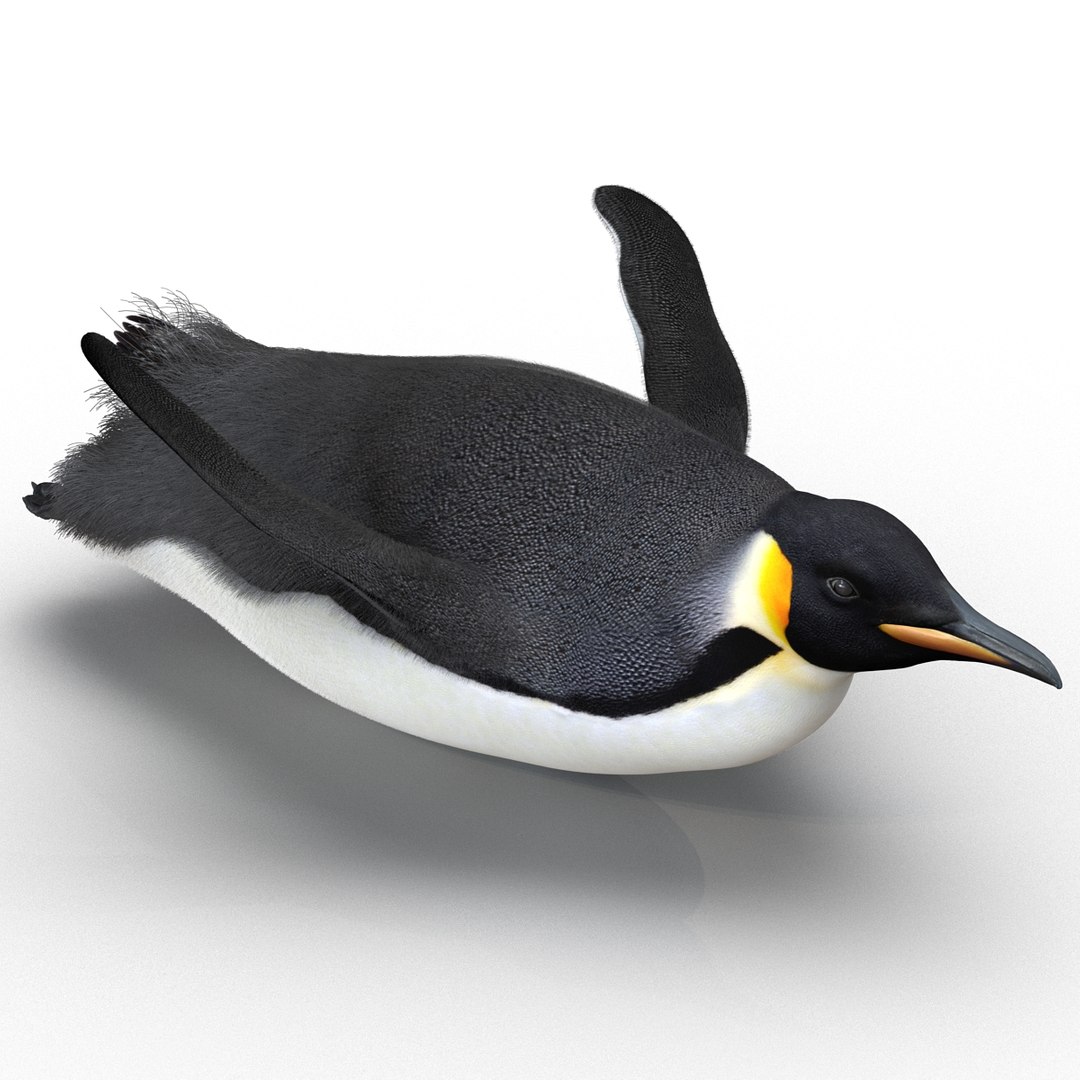 emperor penguin rigged fur ma