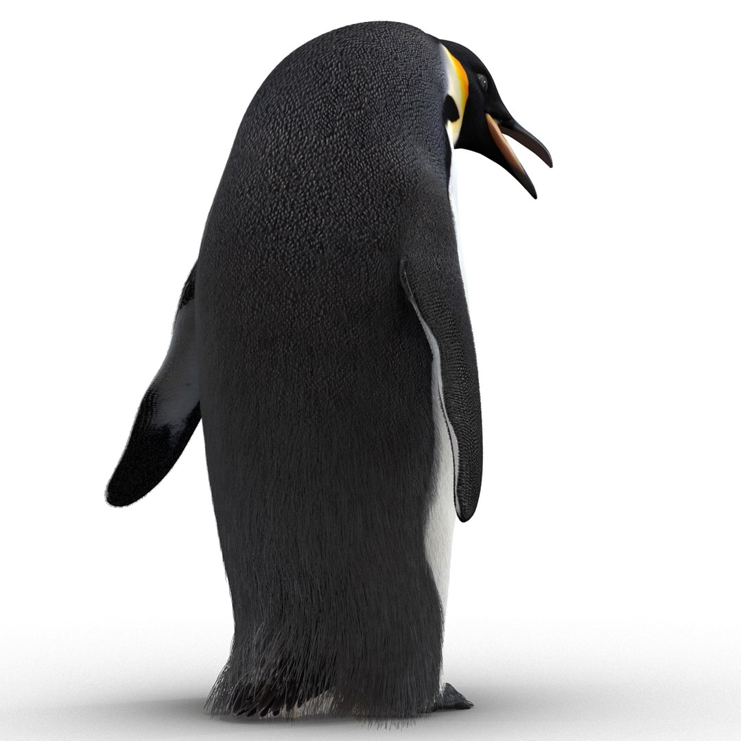 emperor penguin rigged fur ma
