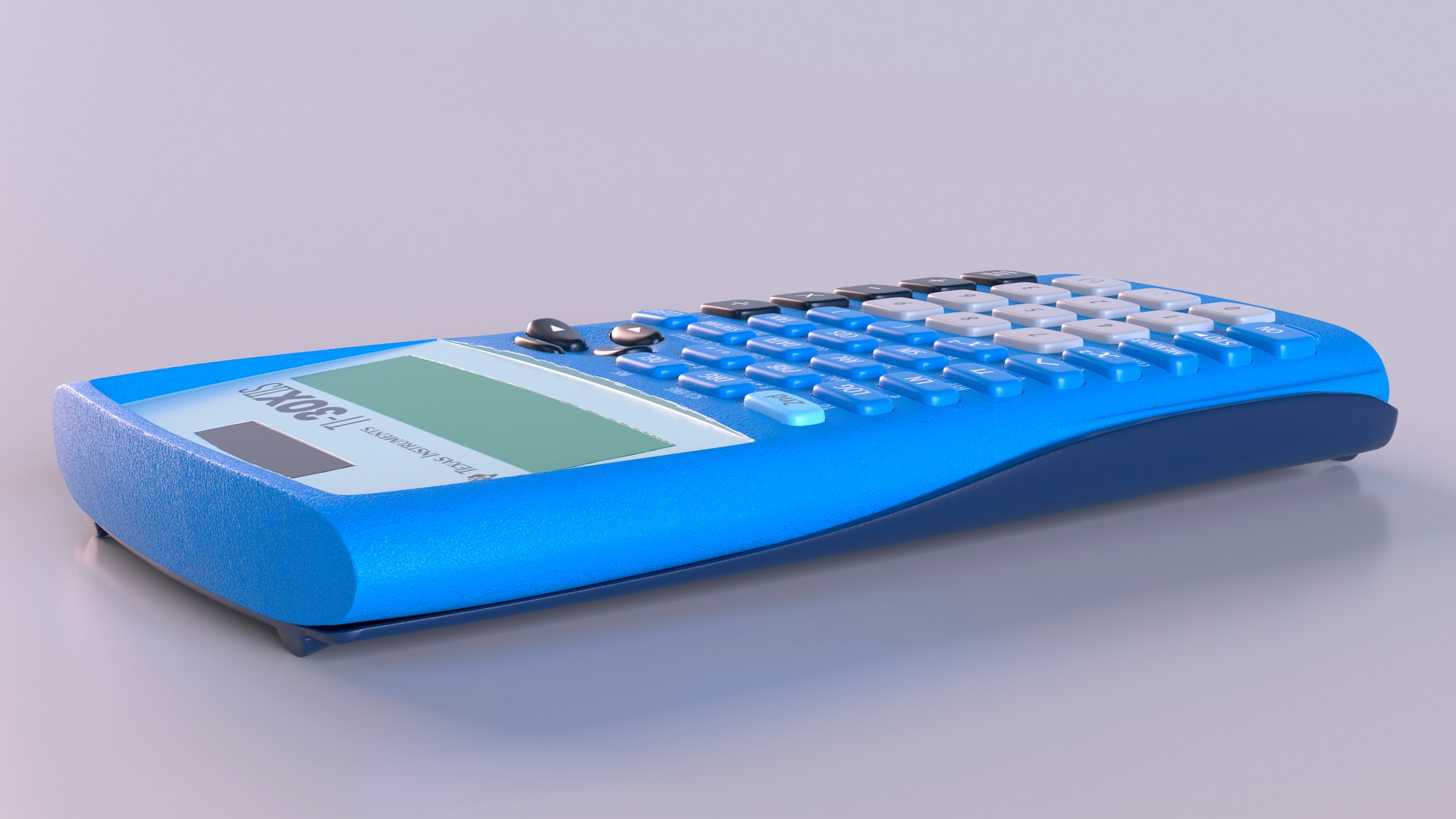3D Model Scientific Calculator Blue Switched OFF - TurboSquid 2148624