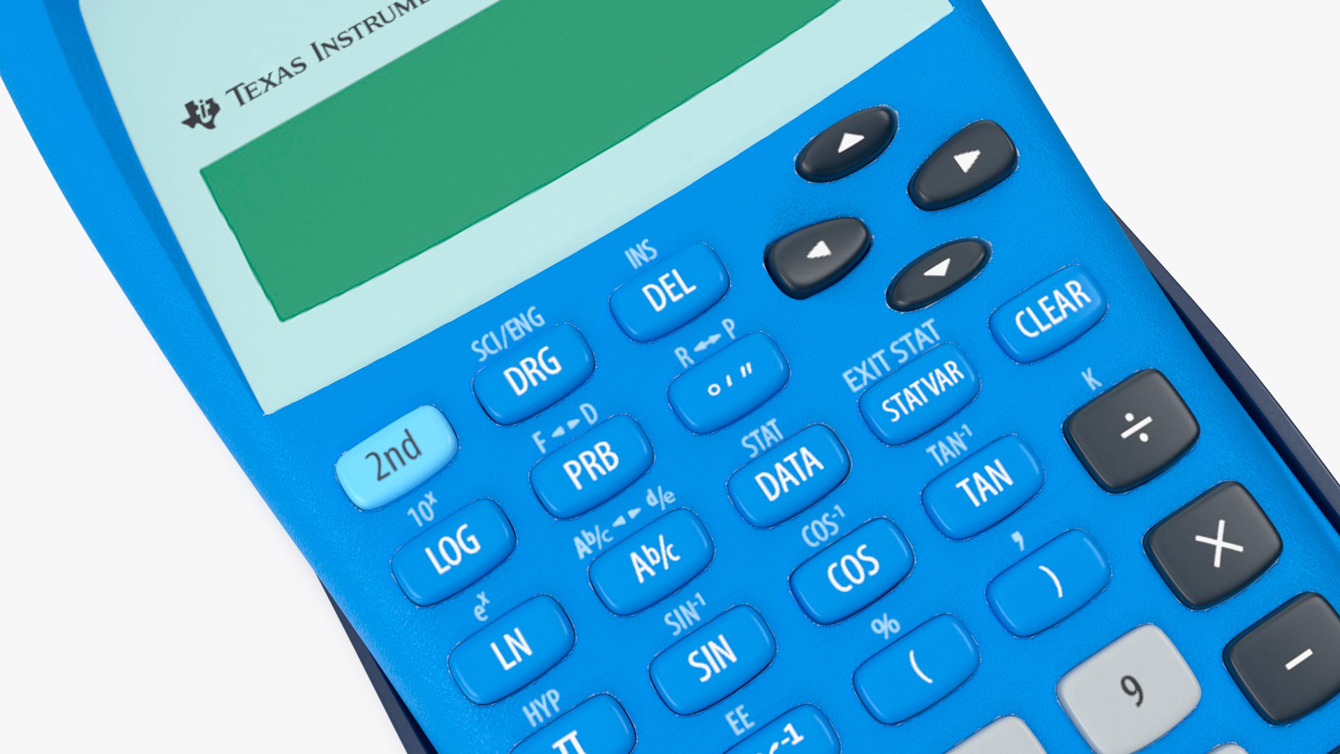 3D Model Scientific Calculator Blue Switched OFF - TurboSquid 2148624