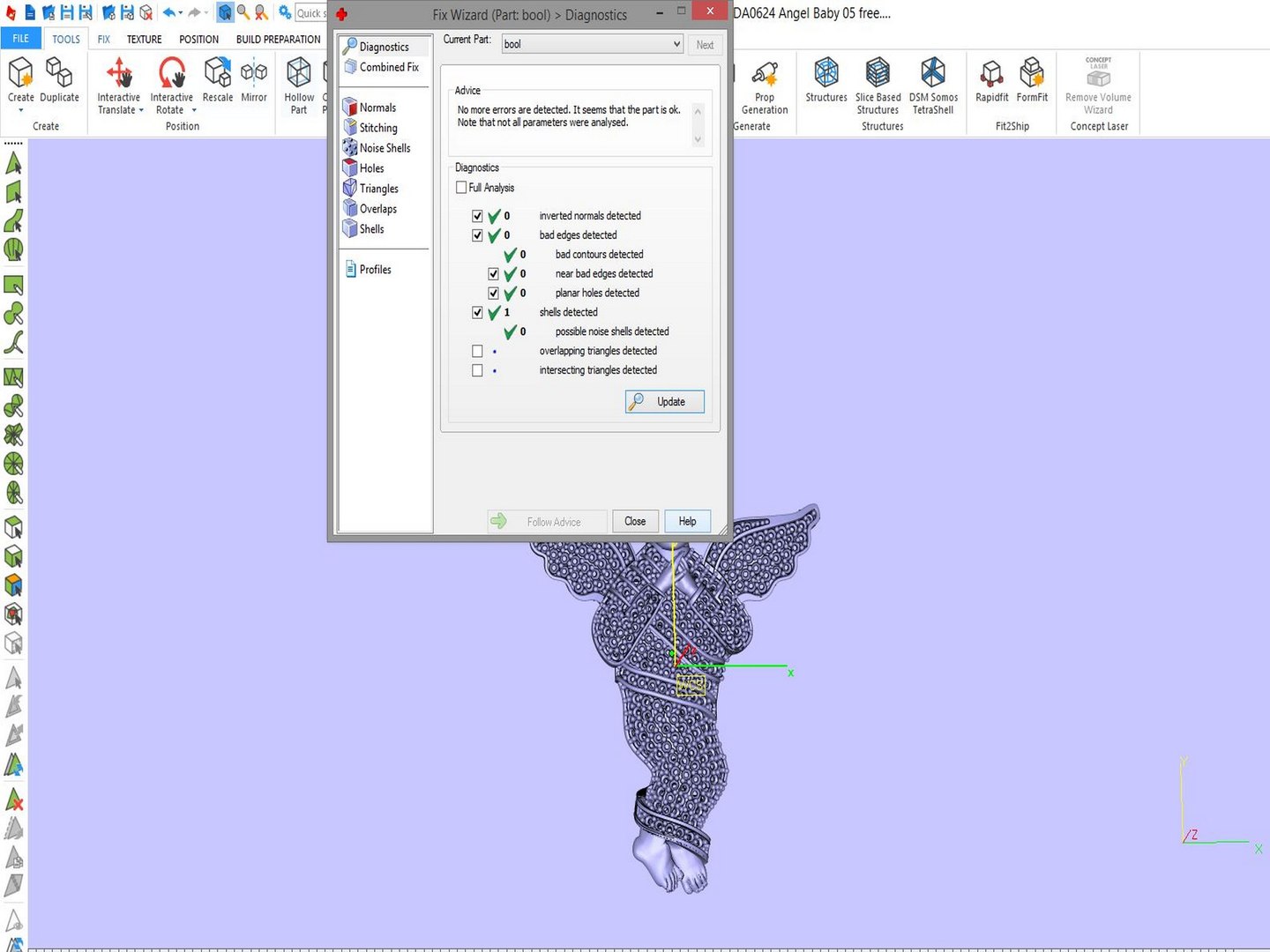 3D Baby Angel Wings Pendant 3D STL 3DM Wing Jewelry Diamond Luxury 3D Print Model Model ...