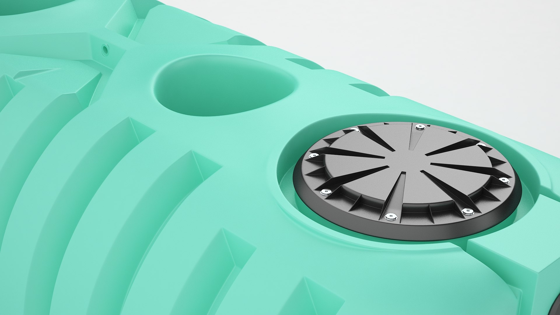 3D Low Profile Plastic Septic Tank 01 Model - TurboSquid 2058638