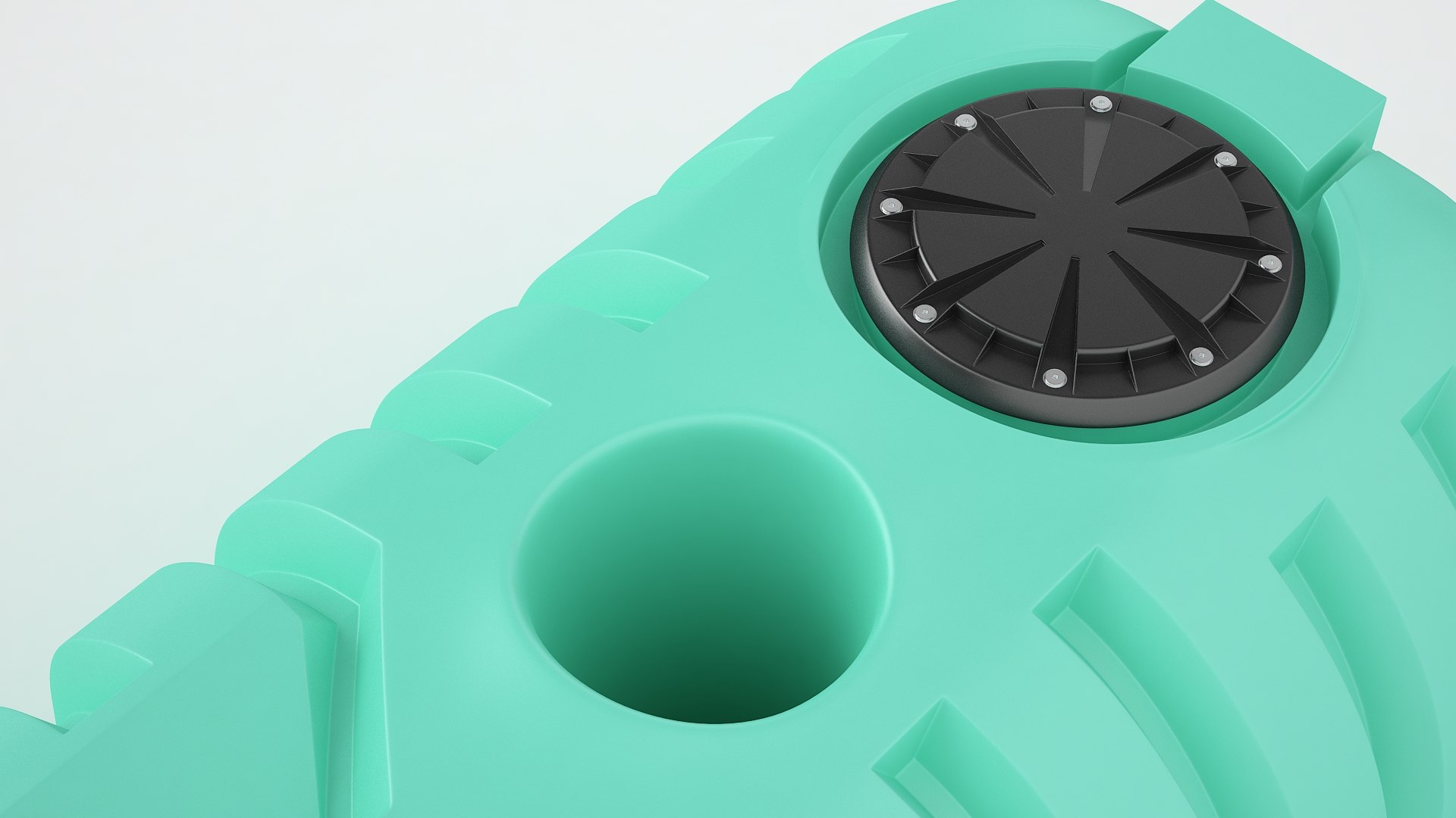 3D Low Profile Plastic Septic Tank 01 Model - TurboSquid 2058638