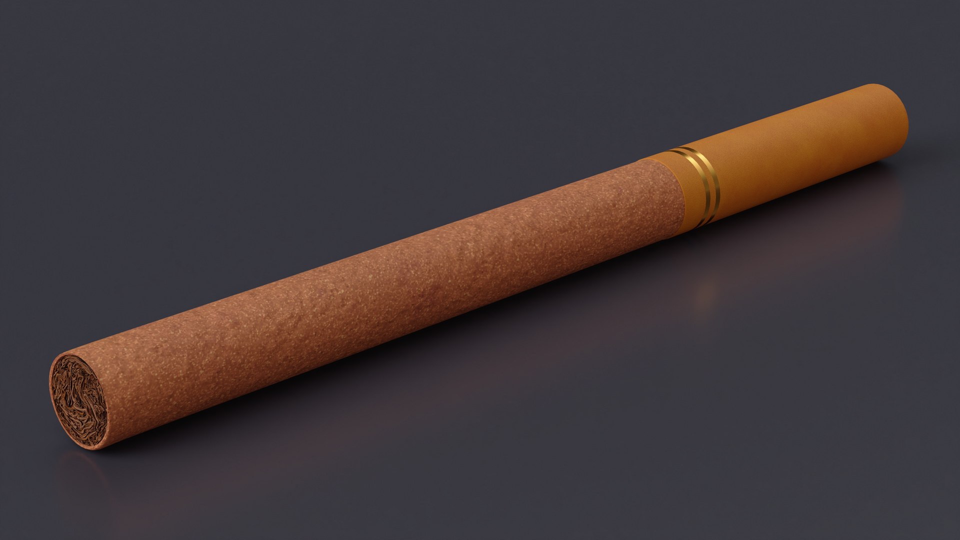 3D Model Cigar Thin - TurboSquid 2258193