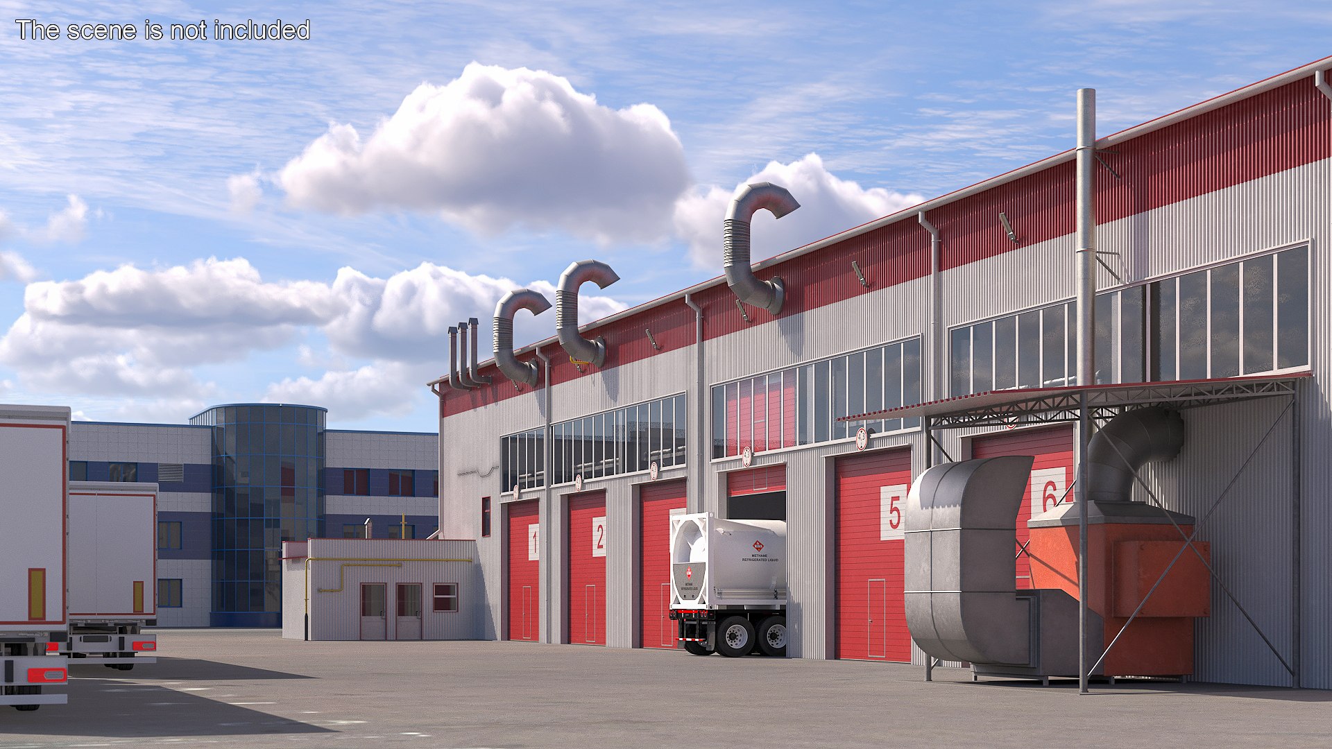 Commercial Cargo Warehouse 3D - TurboSquid 2416878