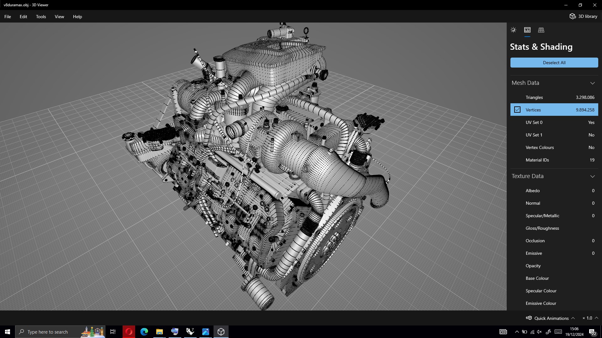 3D Model Duramax Diesel Turbo V8 Engine - TurboSquid 2326705