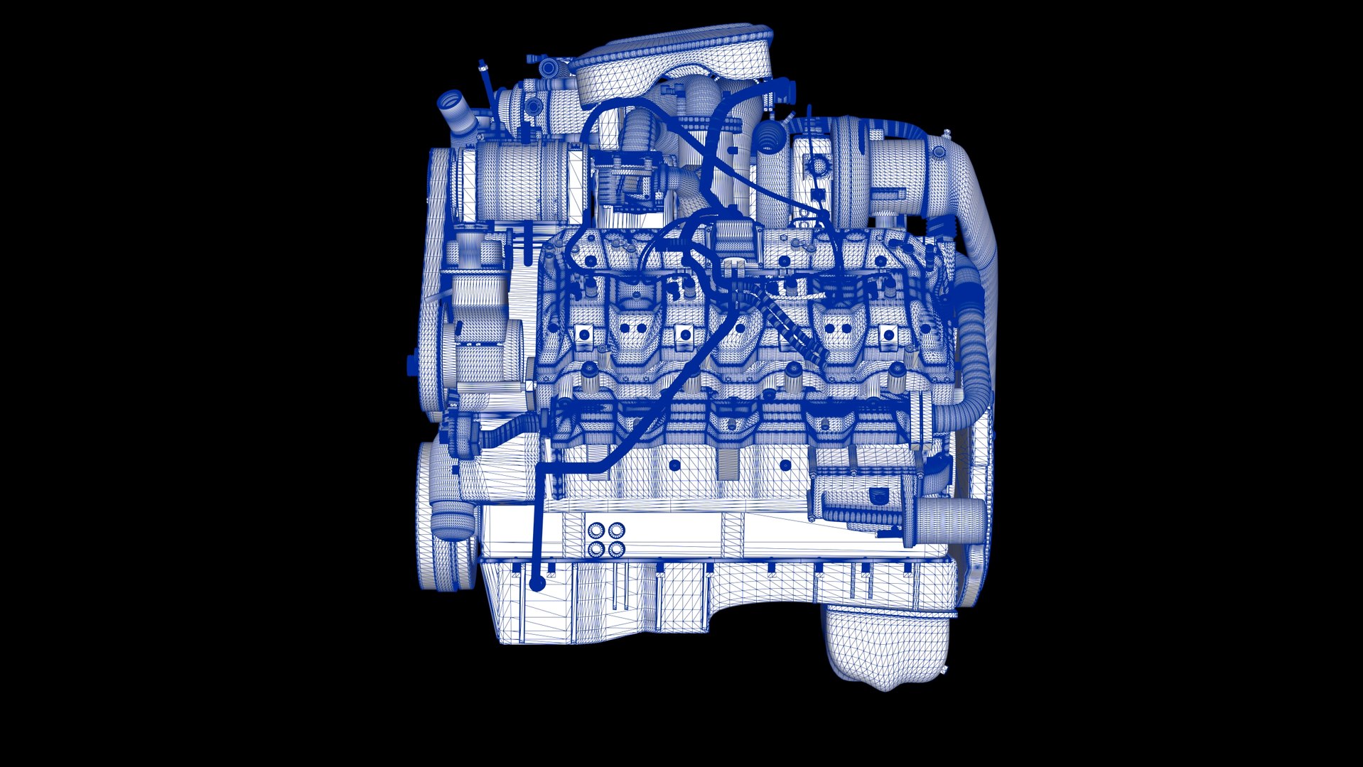 3D Model Duramax Diesel Turbo V8 Engine - TurboSquid 2326705
