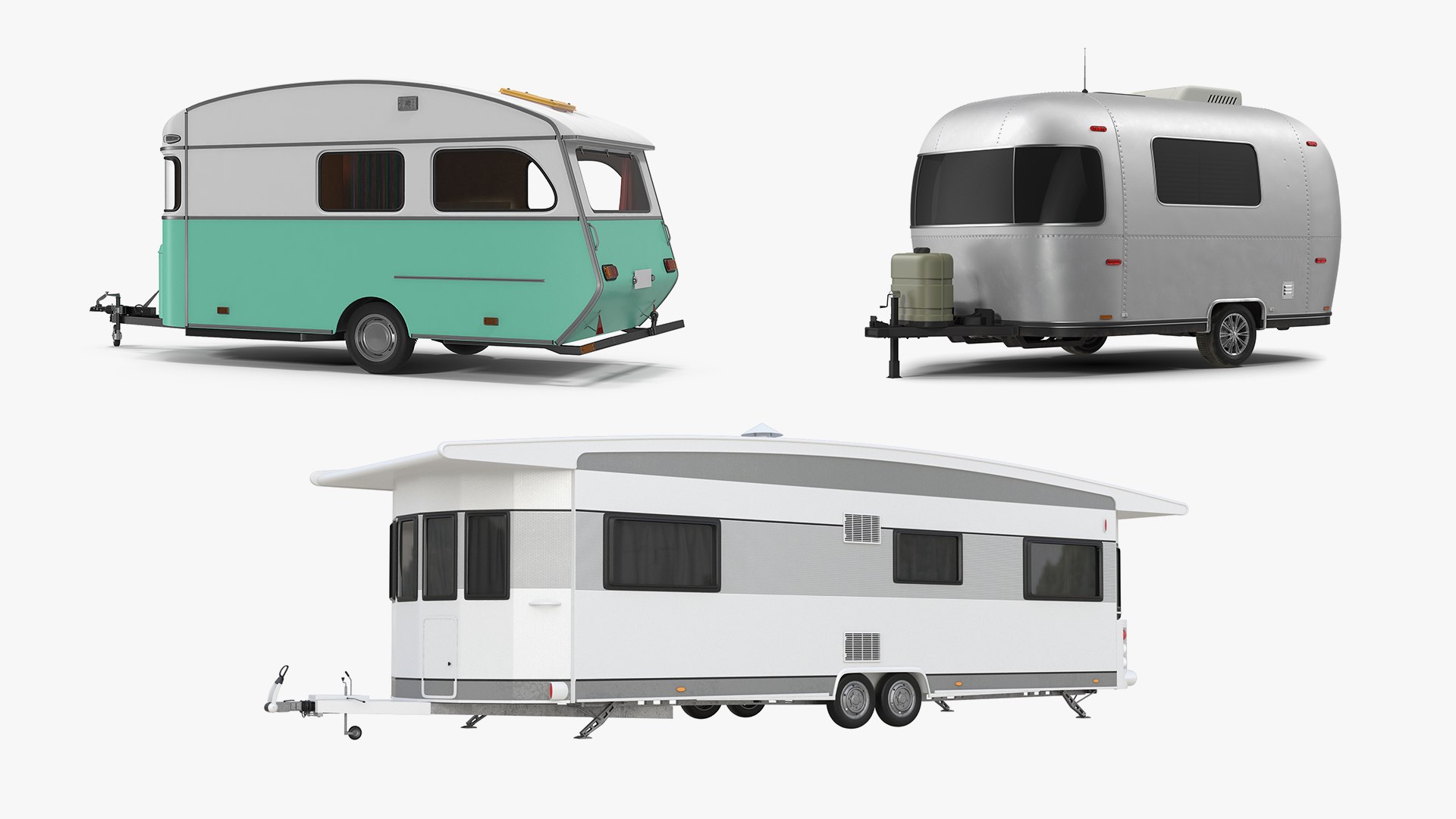 3D Caravans Collection 2 - TurboSquid 2520222