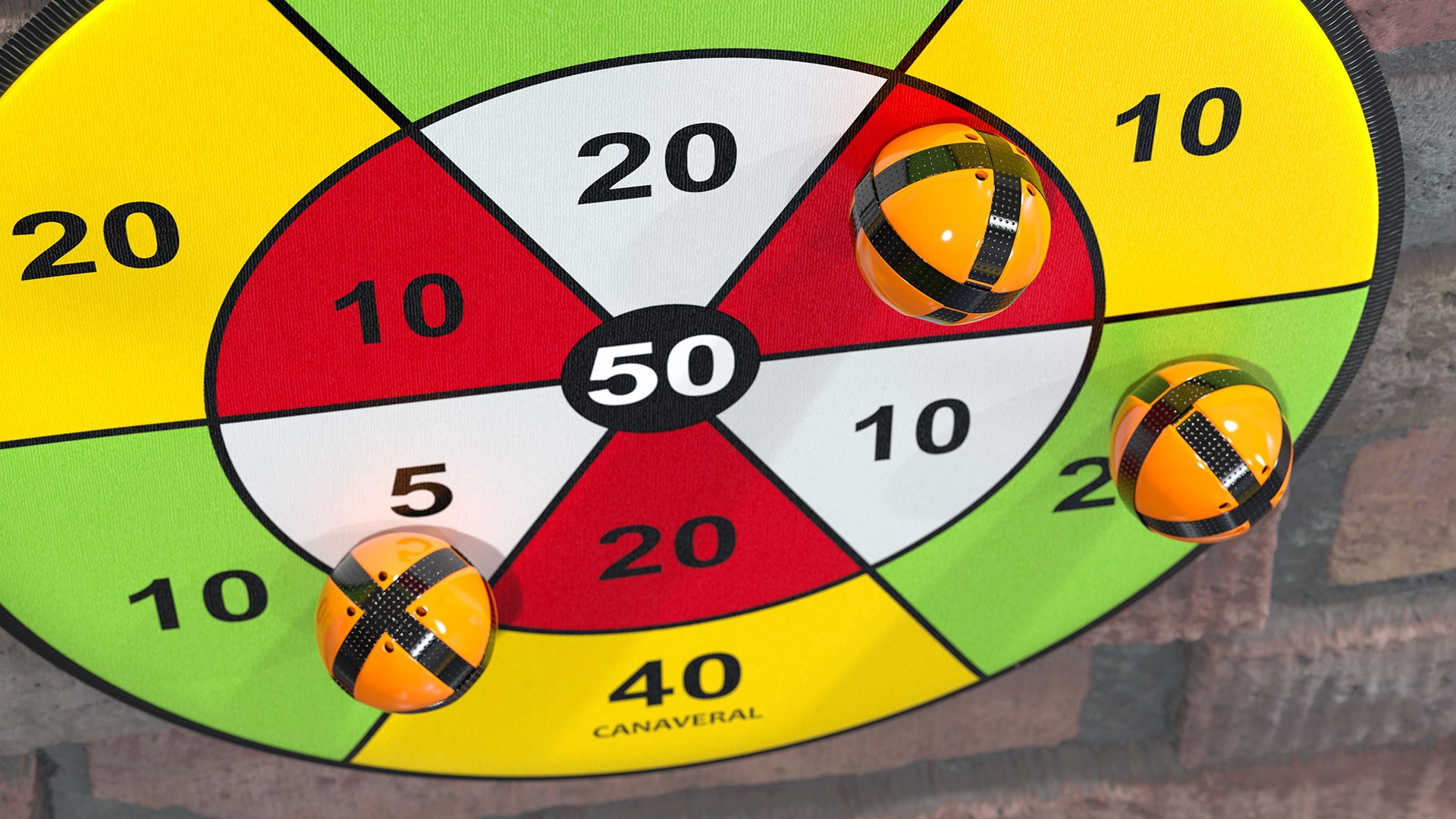 Velcro target balls 3D model - TurboSquid 1599229