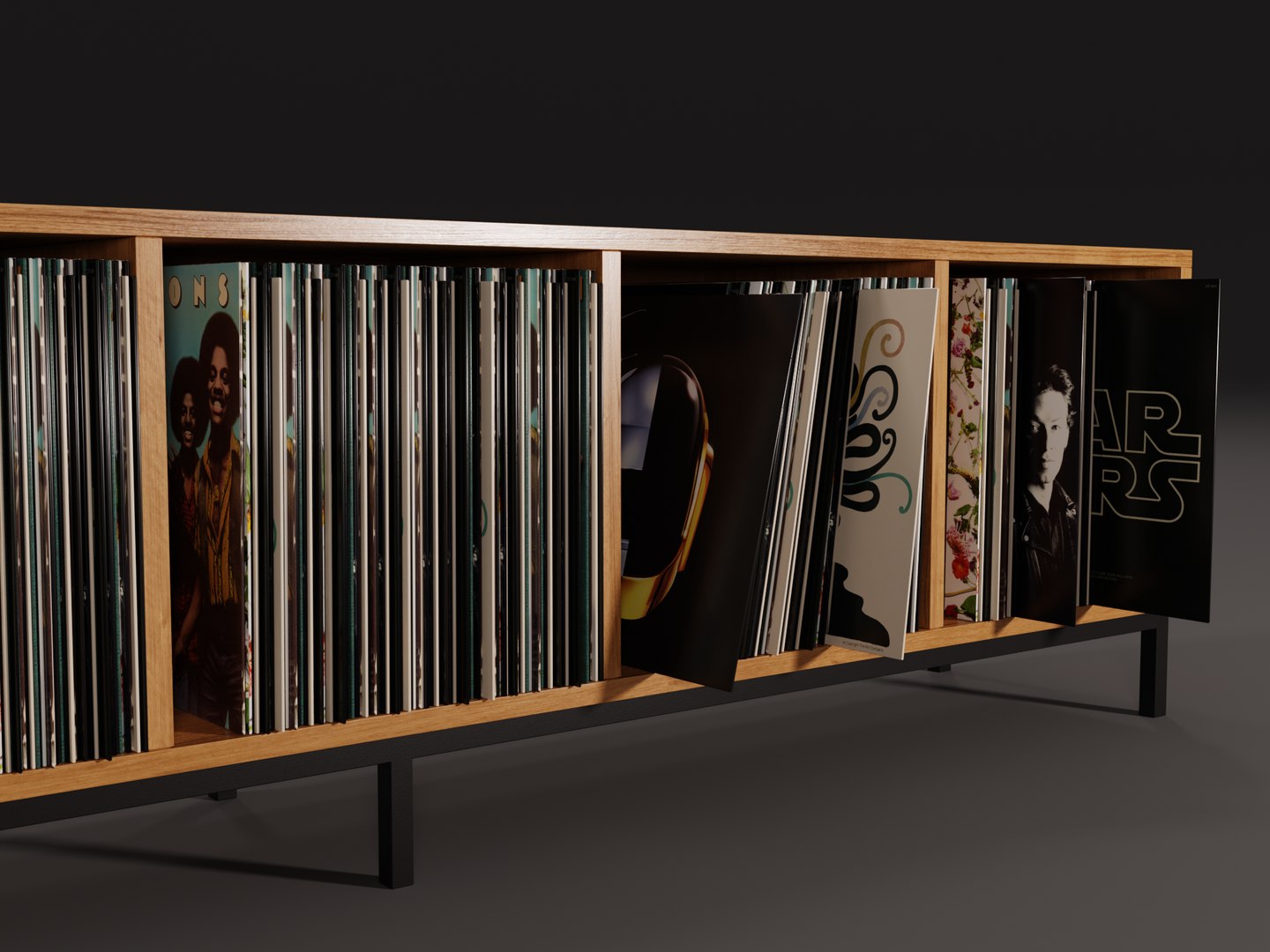 Vinyl Lp Storage 3D Model - TurboSquid 1643488
