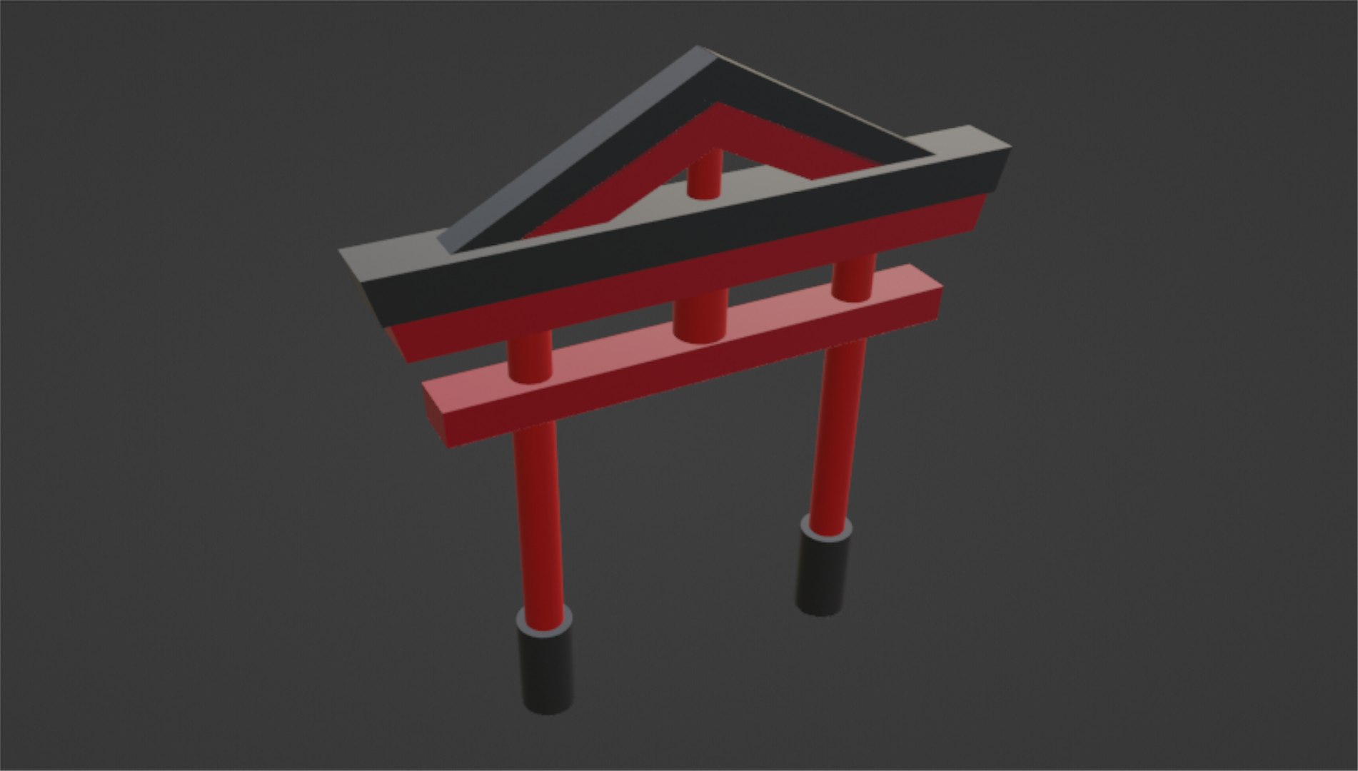 3D Model Torii Gate 2 - TurboSquid 2028849