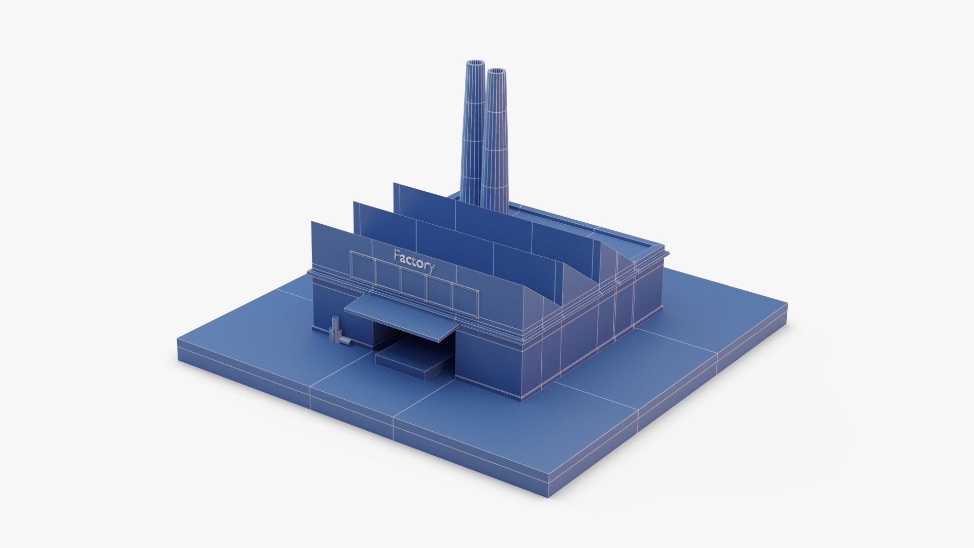 3D Factory Model - TurboSquid 2070017