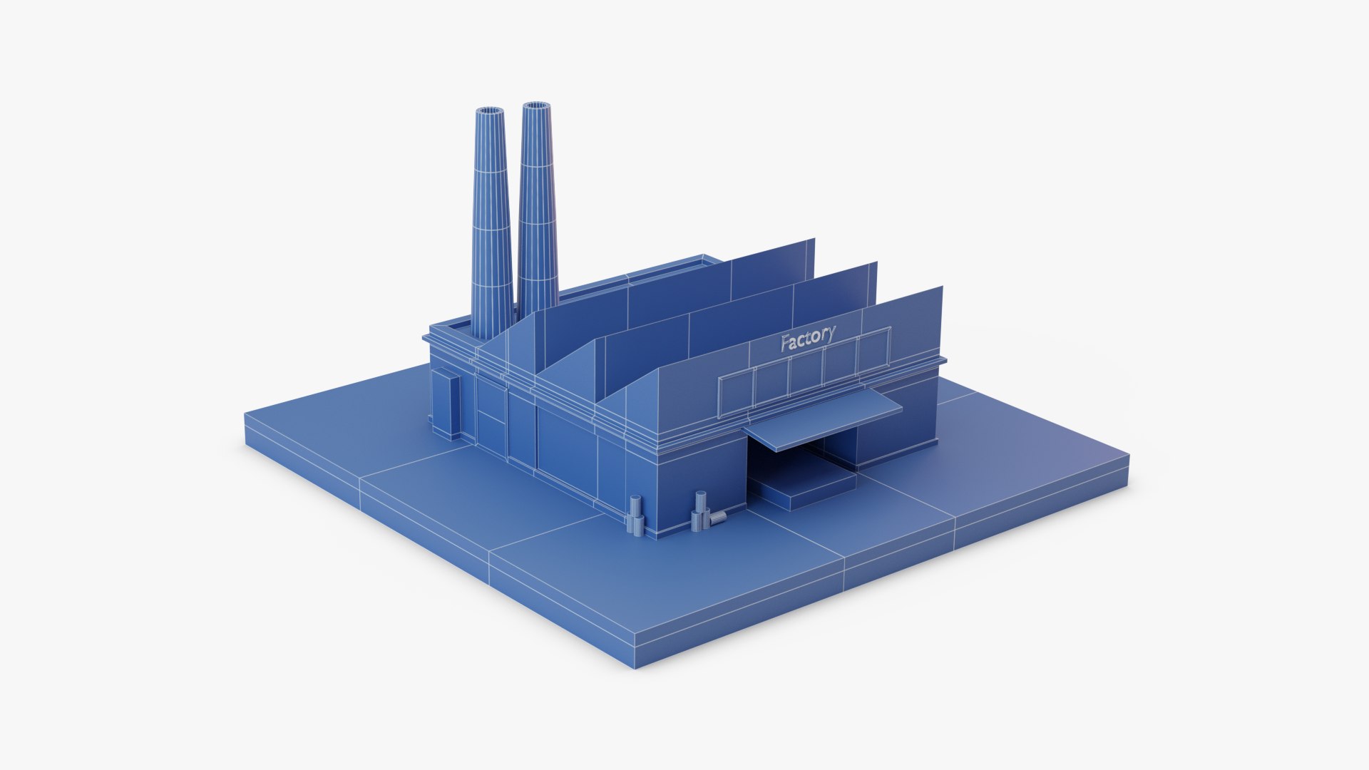 3D Factory Model - TurboSquid 2070017