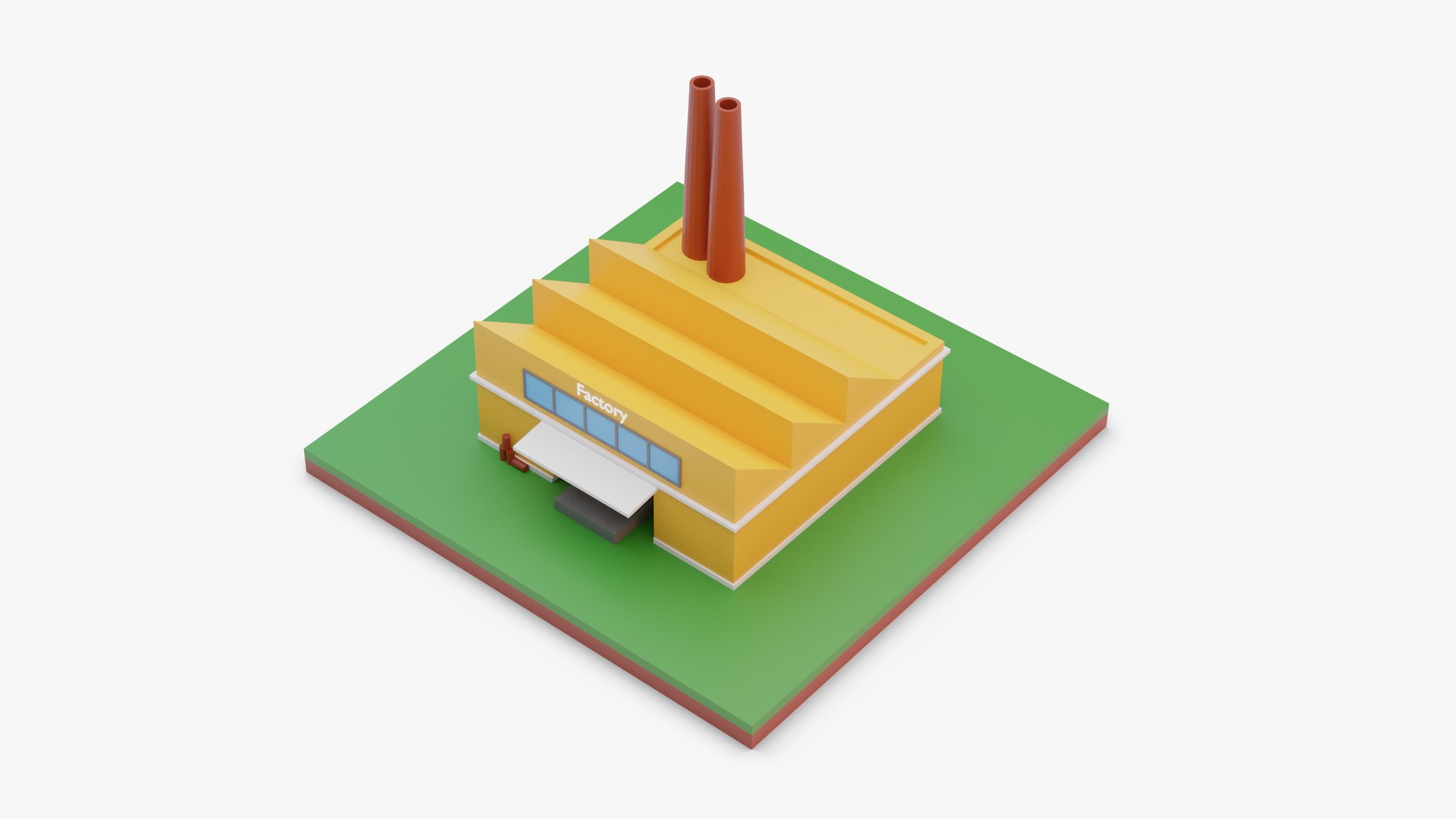 3D Factory Model - TurboSquid 2070017