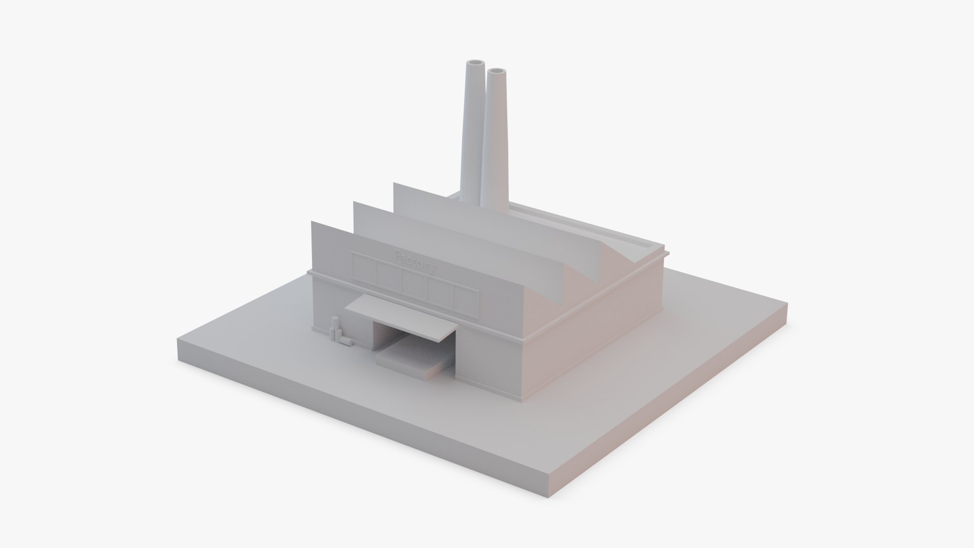 3D Factory Model - TurboSquid 2070017