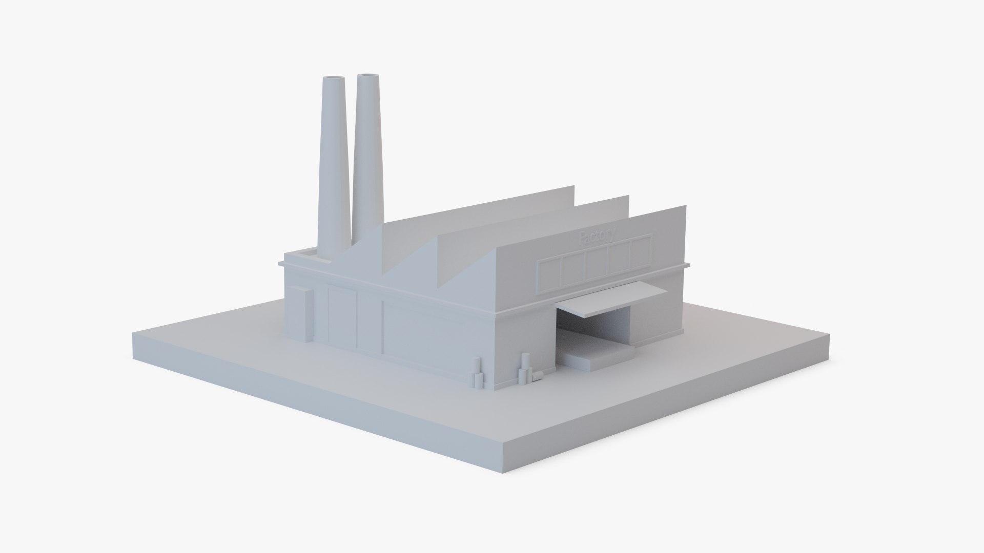 3D Factory Model - TurboSquid 2070017