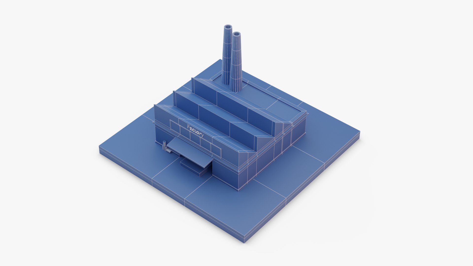 3D Factory Model - TurboSquid 2070017