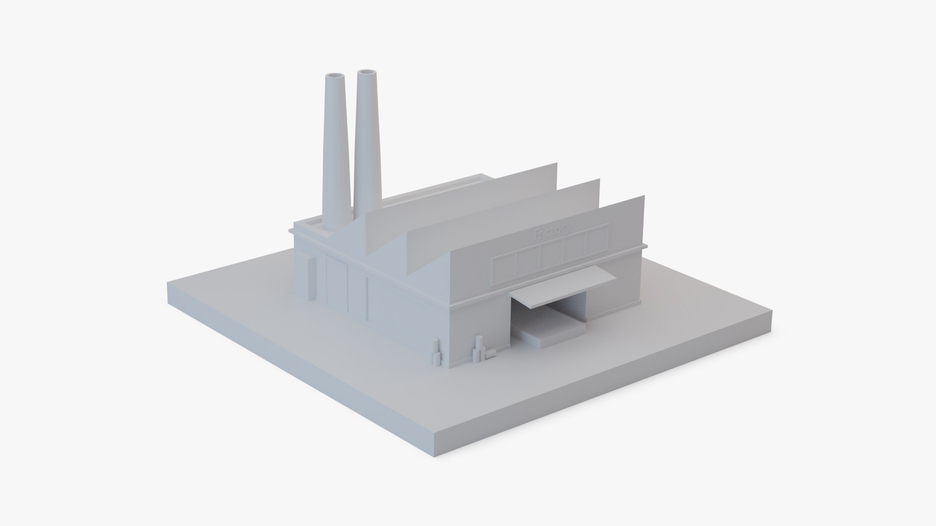 3D Factory Model - TurboSquid 2070017