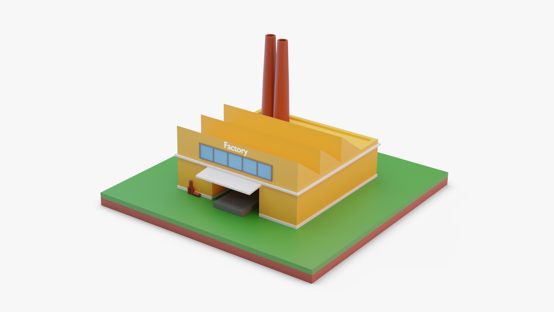 3D Factory Model - TurboSquid 2070017