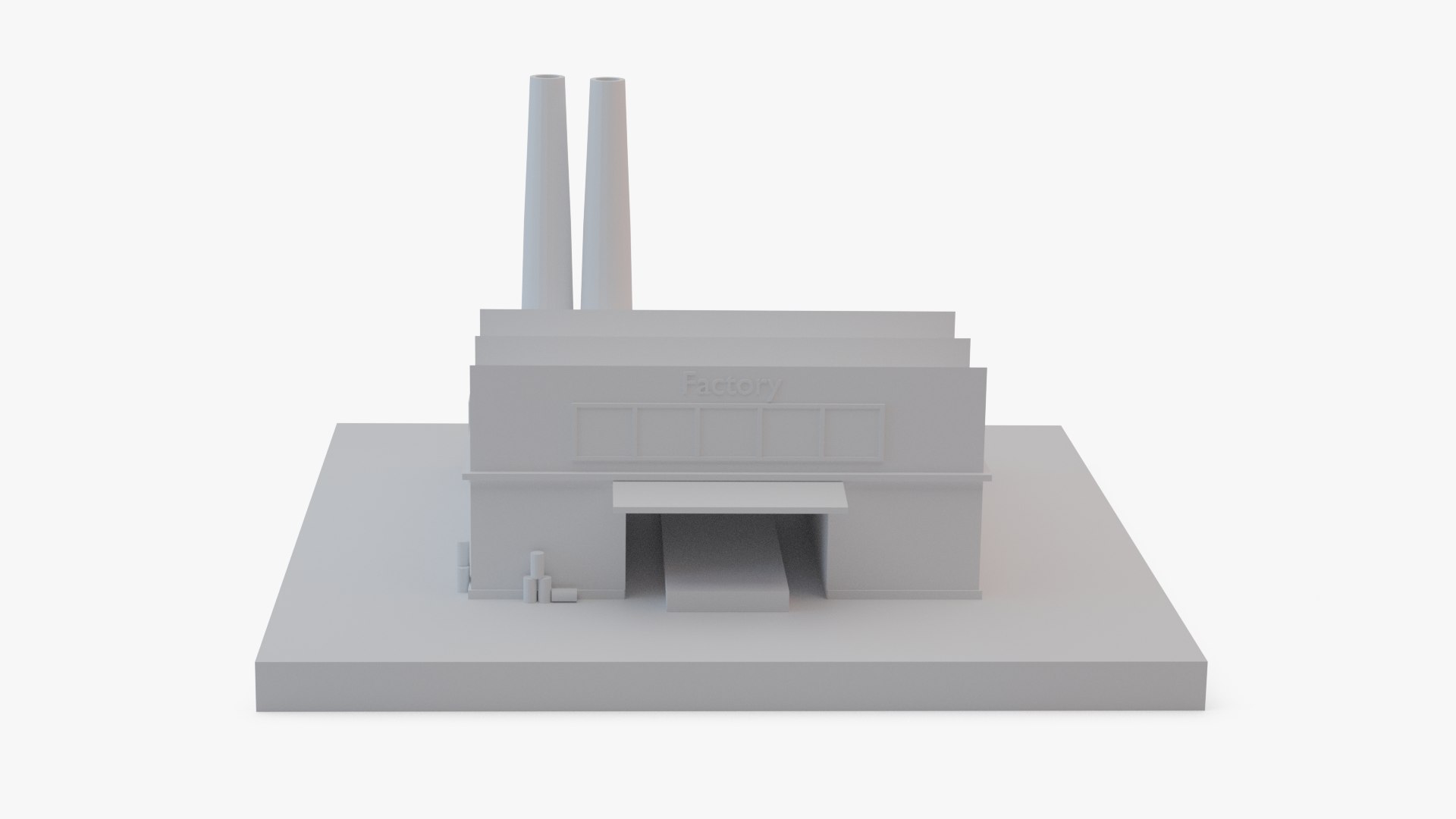 3D Factory Model - TurboSquid 2070017