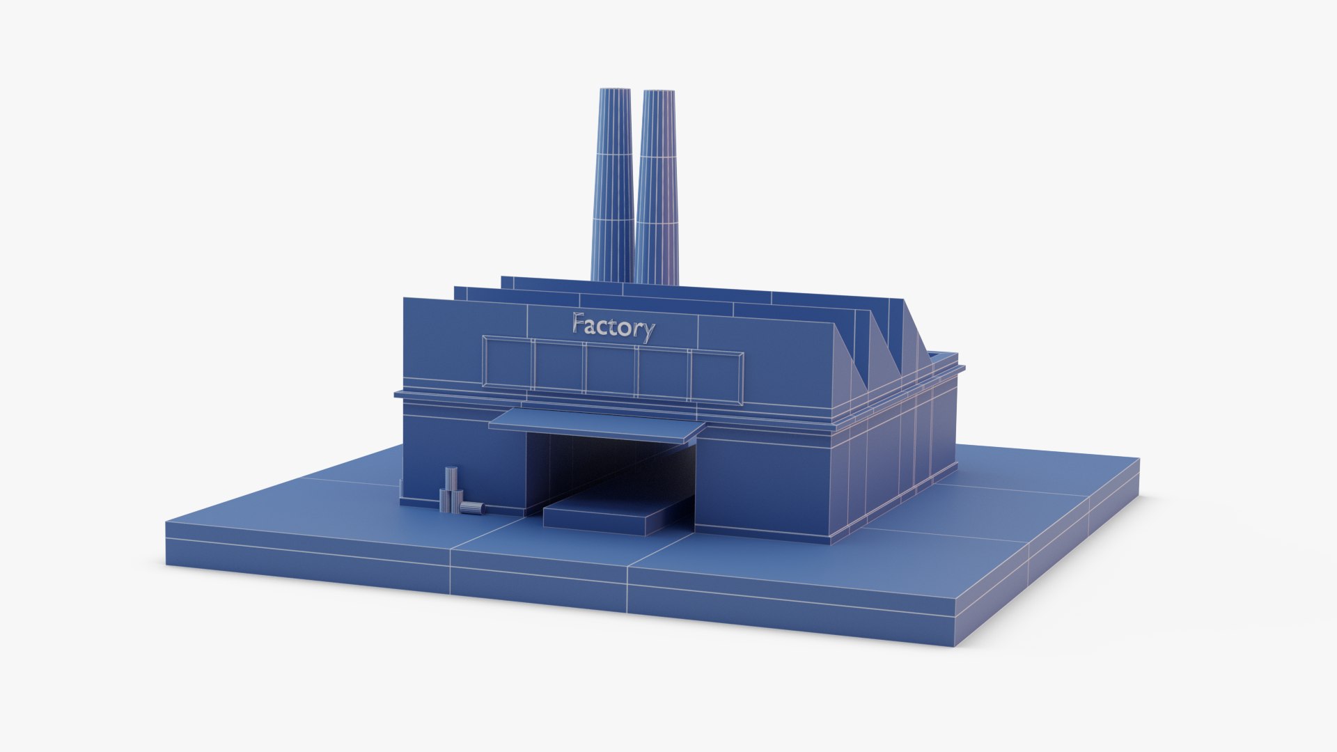 3D Factory Model - TurboSquid 2070017