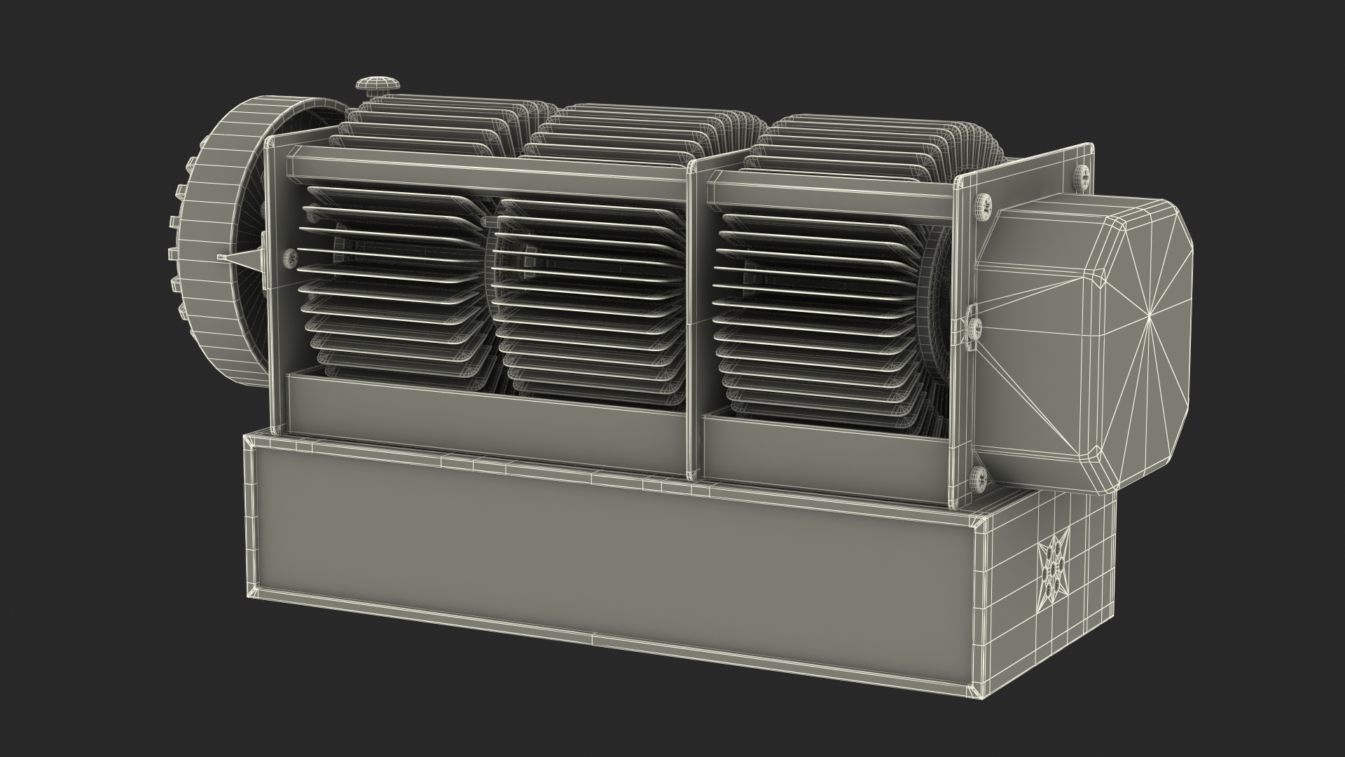 Vintage Flip Clock No Time Black Model - TurboSquid 1919737