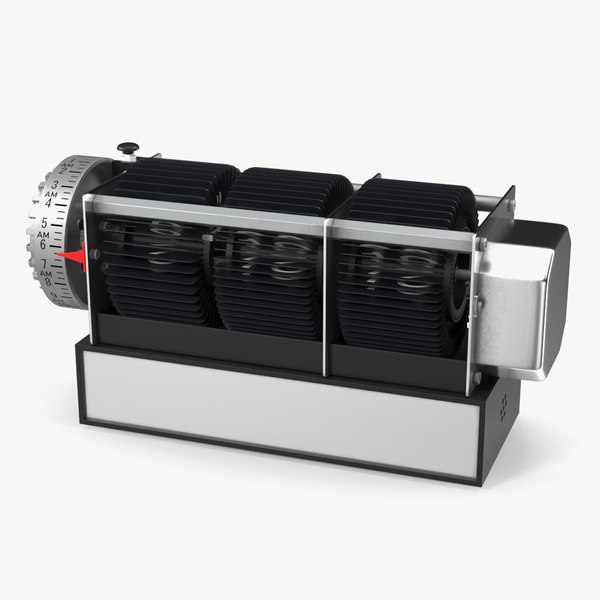 Vintage Flip Clock No Time Black model - TurboSquid 1919737