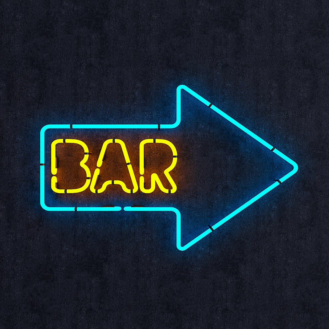 3D Neon Sign - TurboSquid 1438222