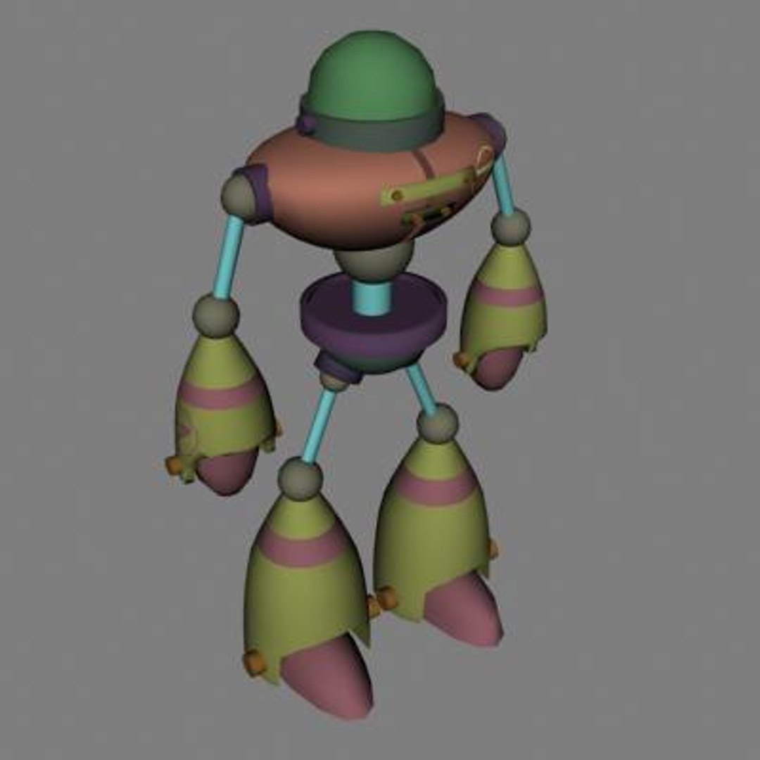 3d model walking robot